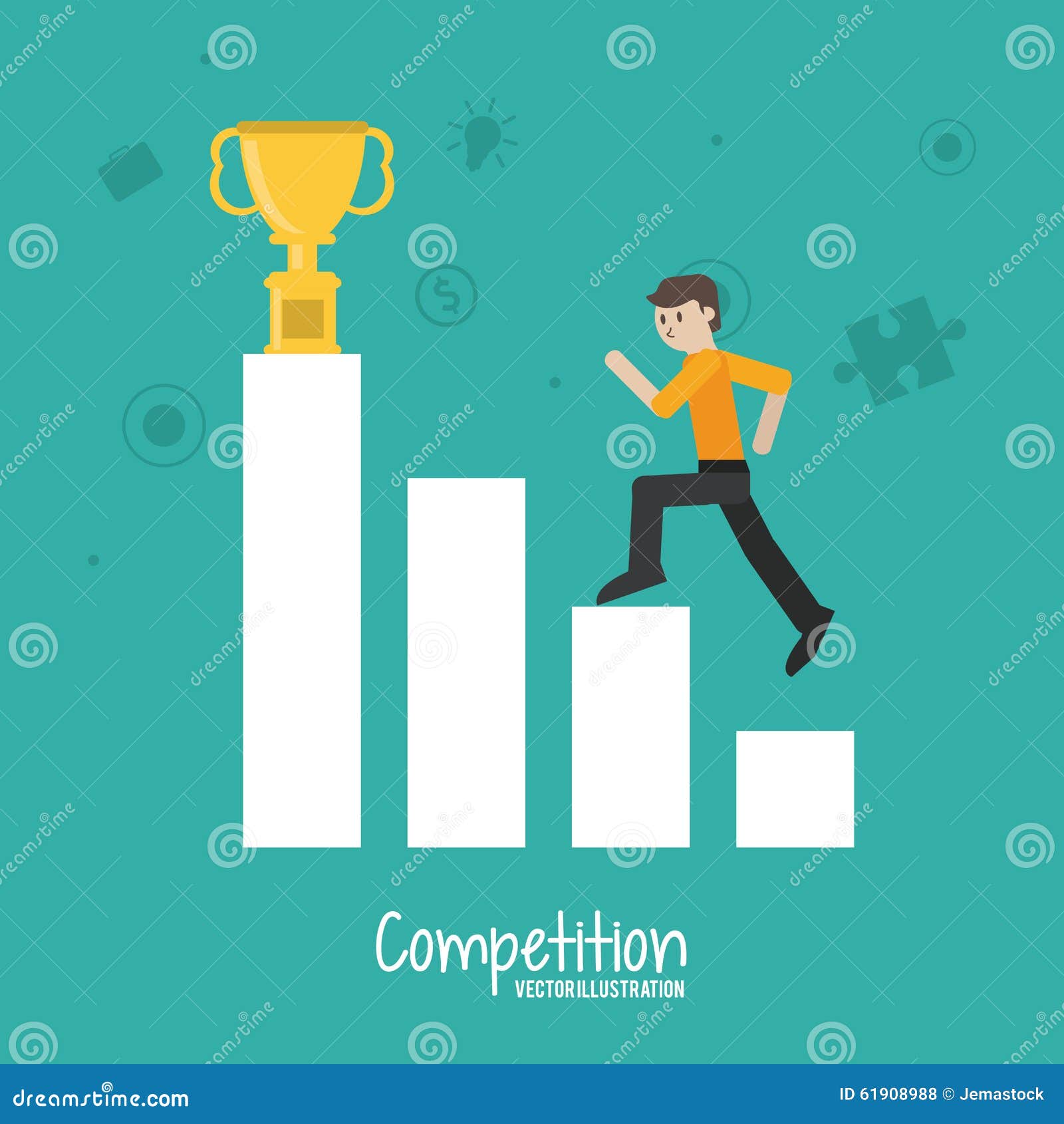 Diseño Competitivo Del Icono Ilustración del Vector - Ilustración de ...