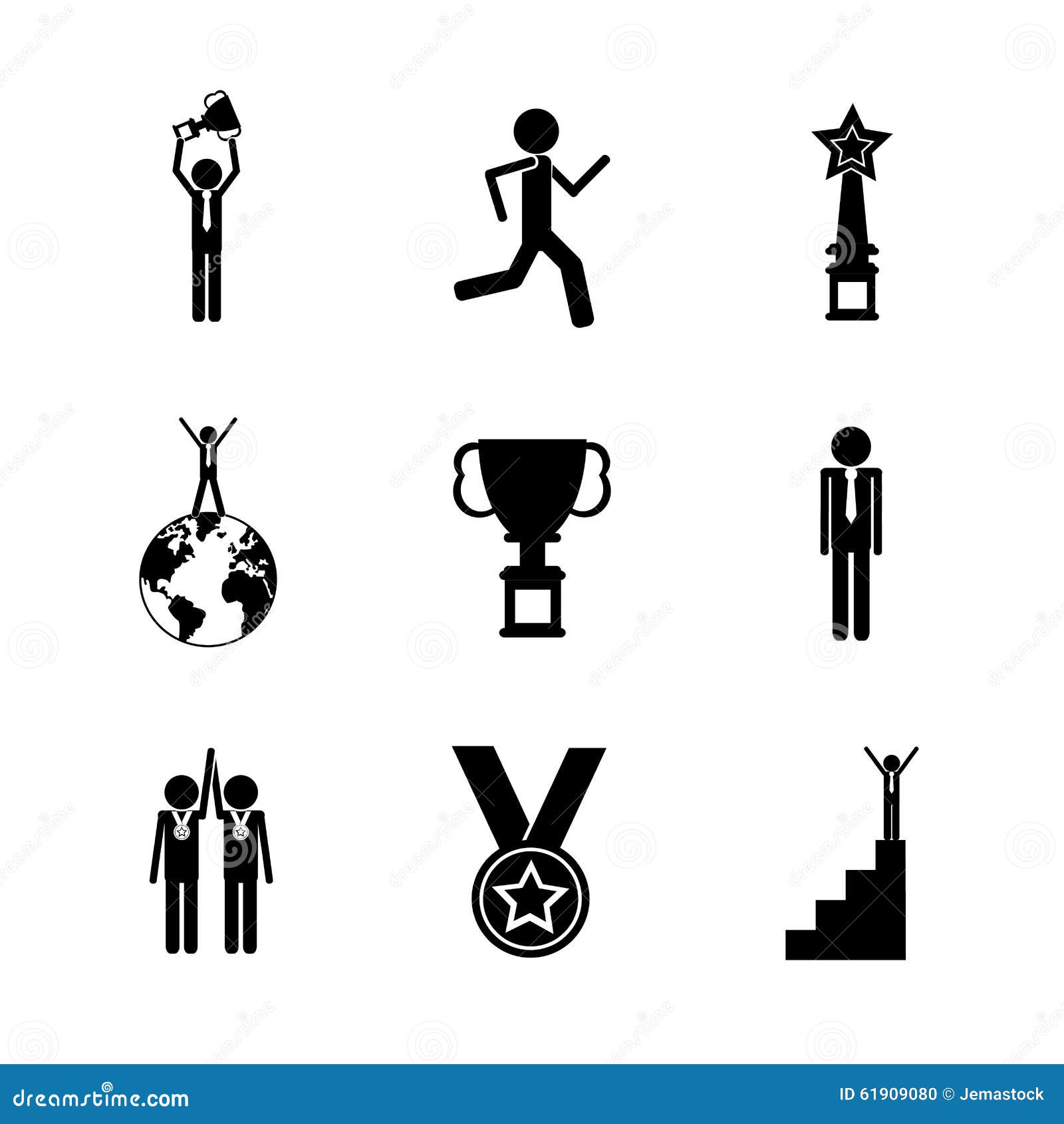 Diseño Competitivo Del Icono Ilustración del Vector - Ilustración de ...