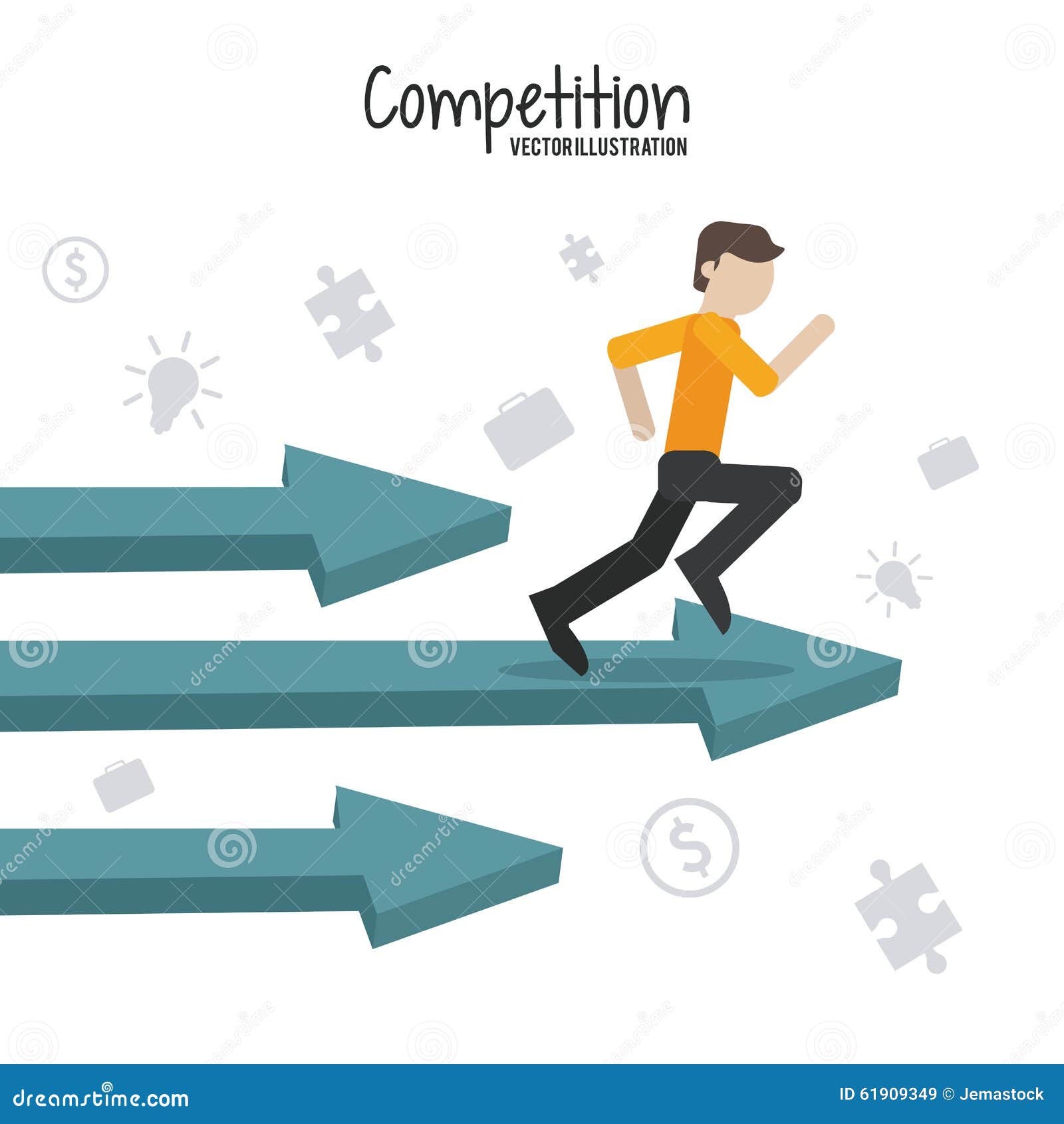 Diseño Competitivo Del Icono Ilustración del Vector - Ilustración de ...