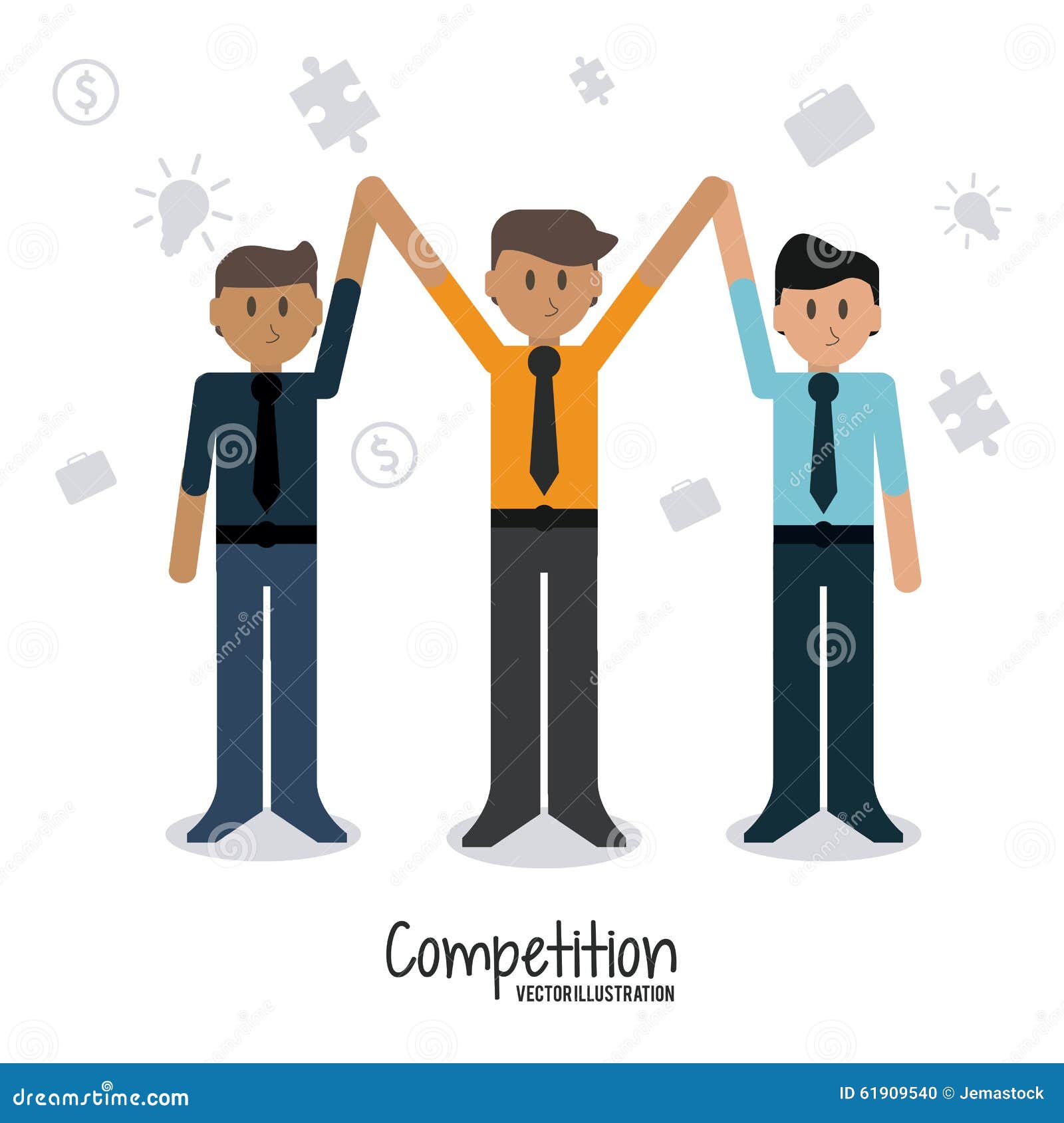 Diseño Competitivo Del Icono Ilustración del Vector - Ilustración de ...