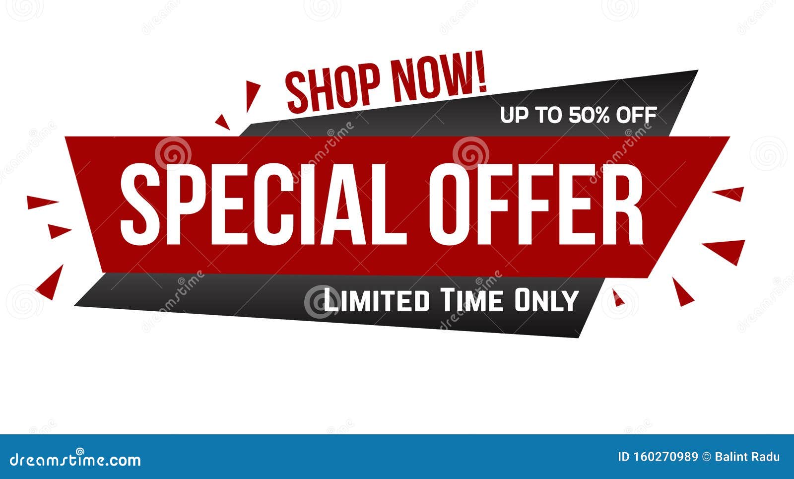 DiseÃ±o De Banners De Oferta Especial Ilustración del Vector ...