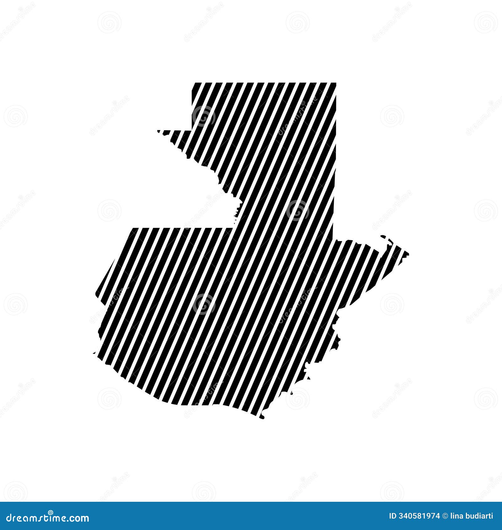 Diseño De Icono De Mapa De Guatemala Ilustración del Vector ...