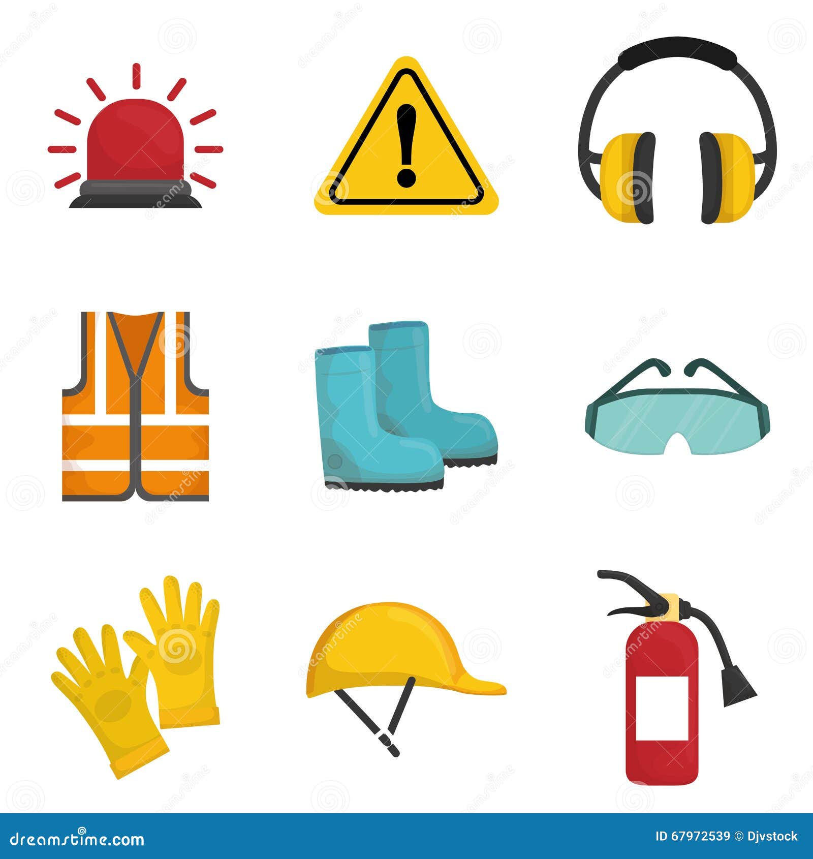 Diseño De La Seguridad Industrial Ilustración del Vector - Ilustración ...