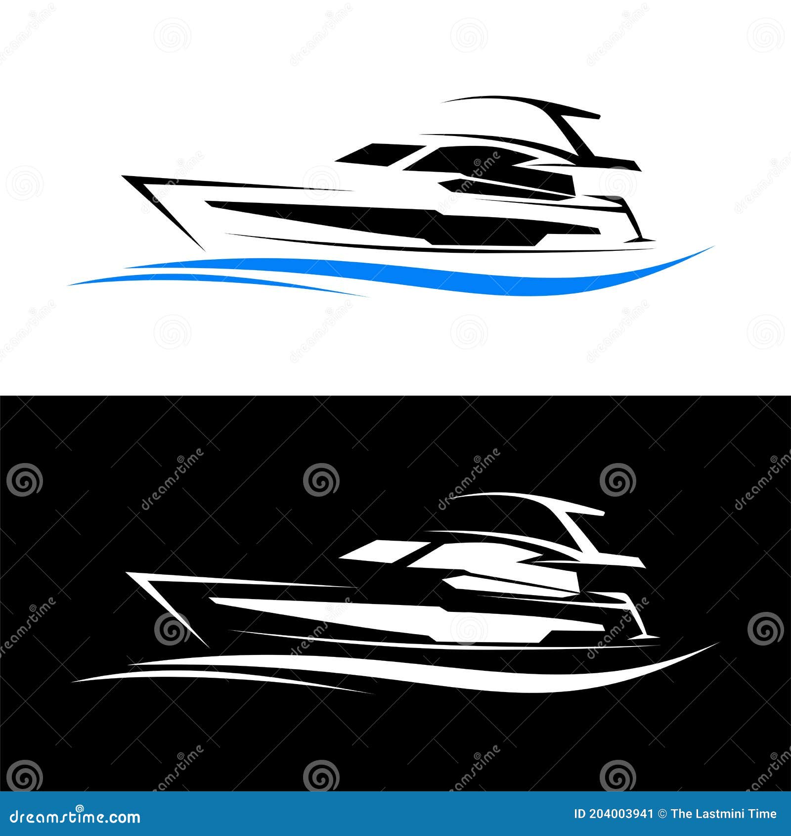 Diseño De Logotipo De Yates Ilustración del Vector - Ilustración de ...