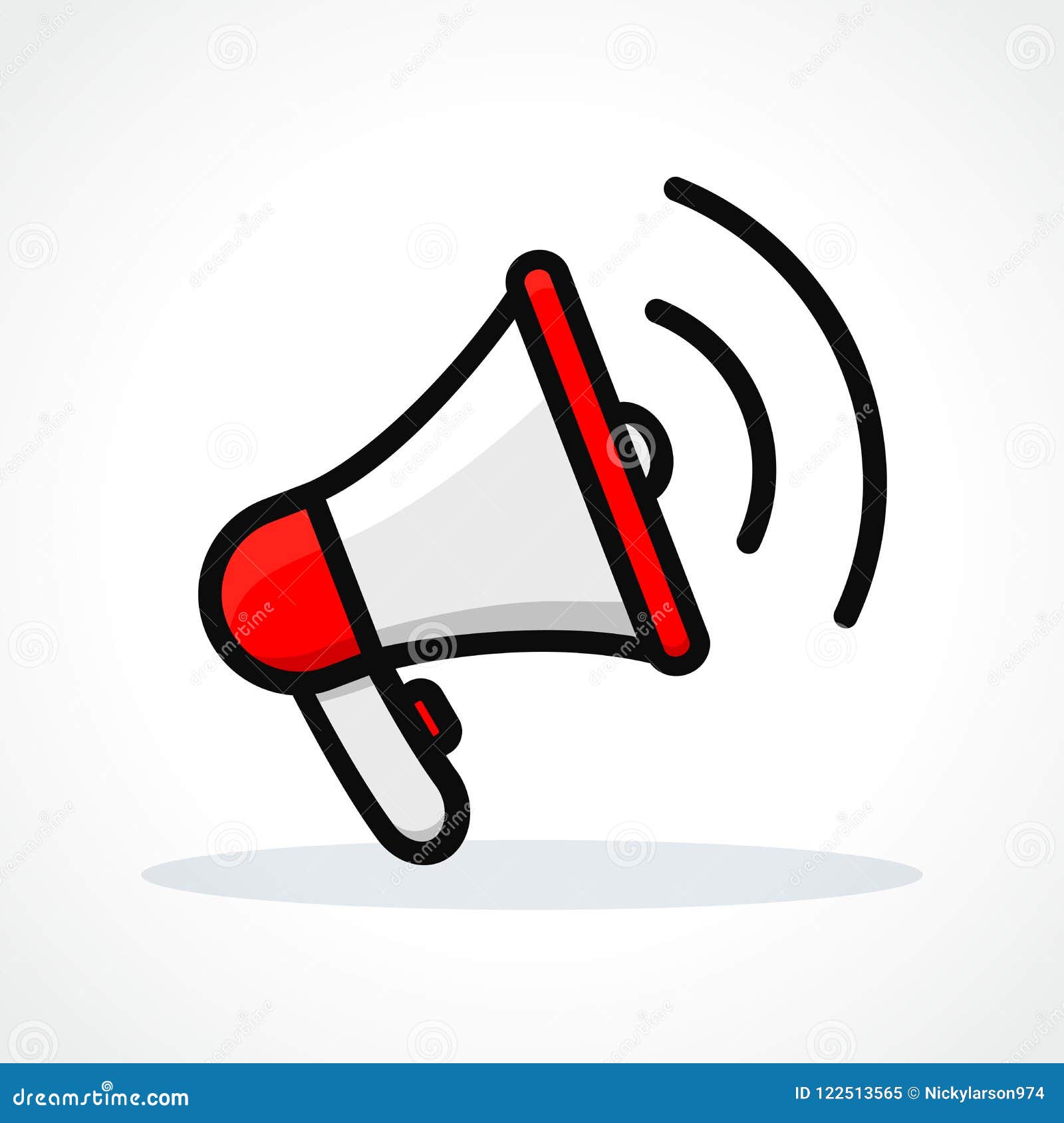 Diseño Del Icono Del Altavoz Del Vector Ilustración del Vector ...