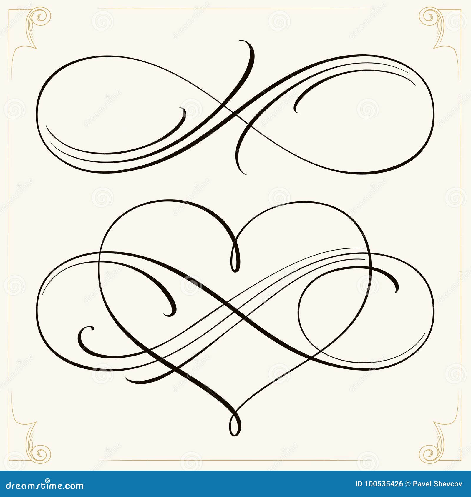 Diseños infinitos del amor ilustración del vector. Ilustración de ...