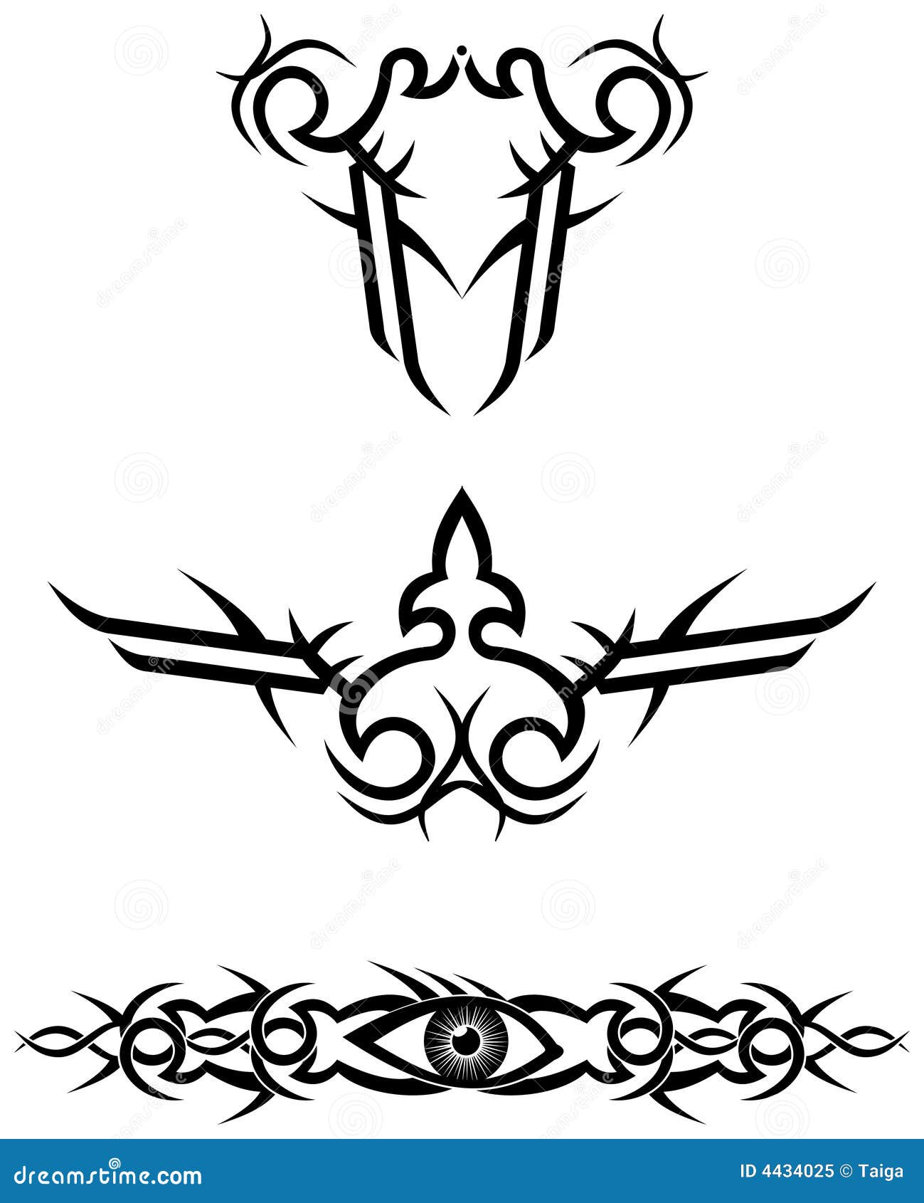 Diseños Tribales/vector Del Tatuaje Ilustración del Vector ...
