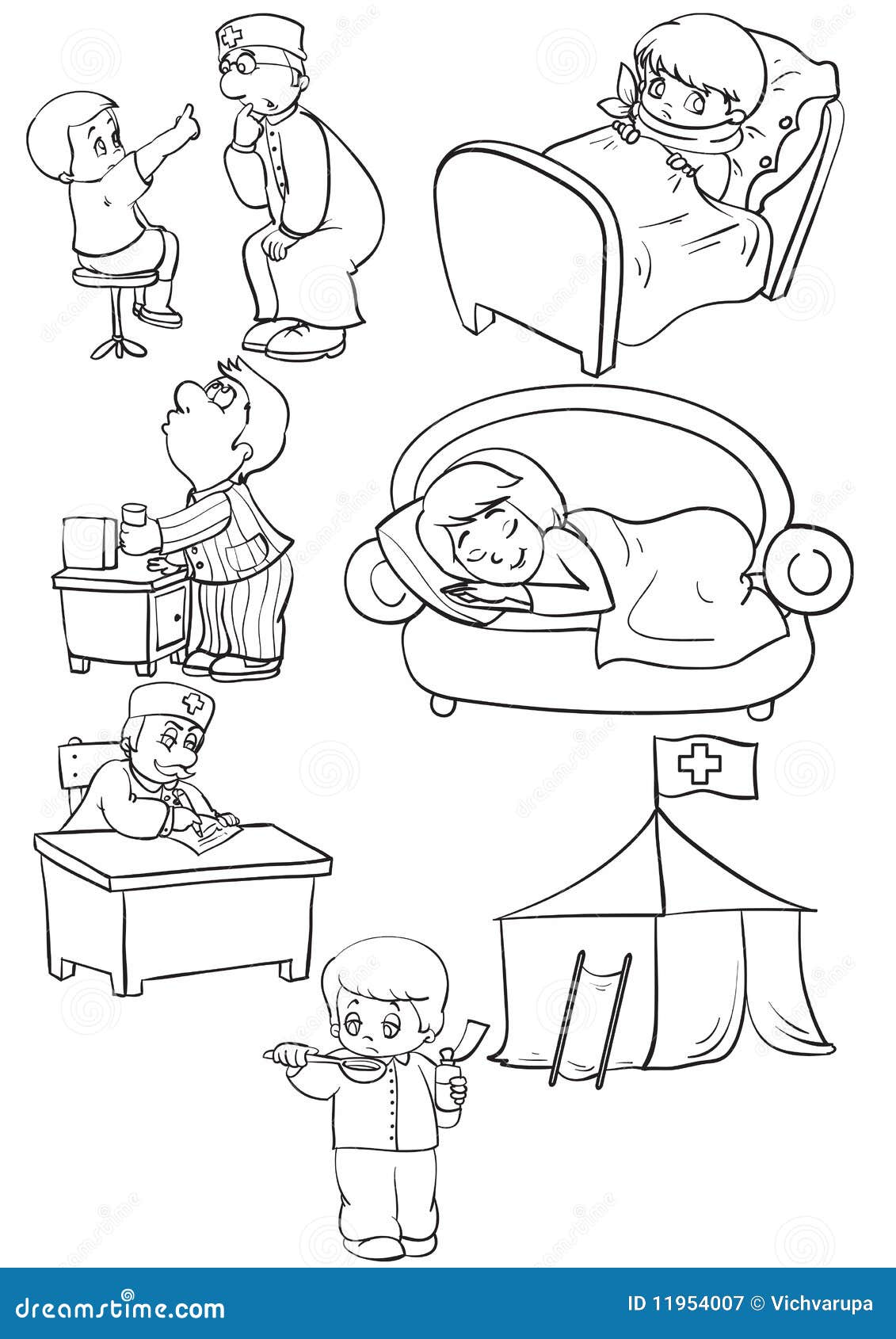 Disease stock vector. Illustration of influenza, blast - 11954007