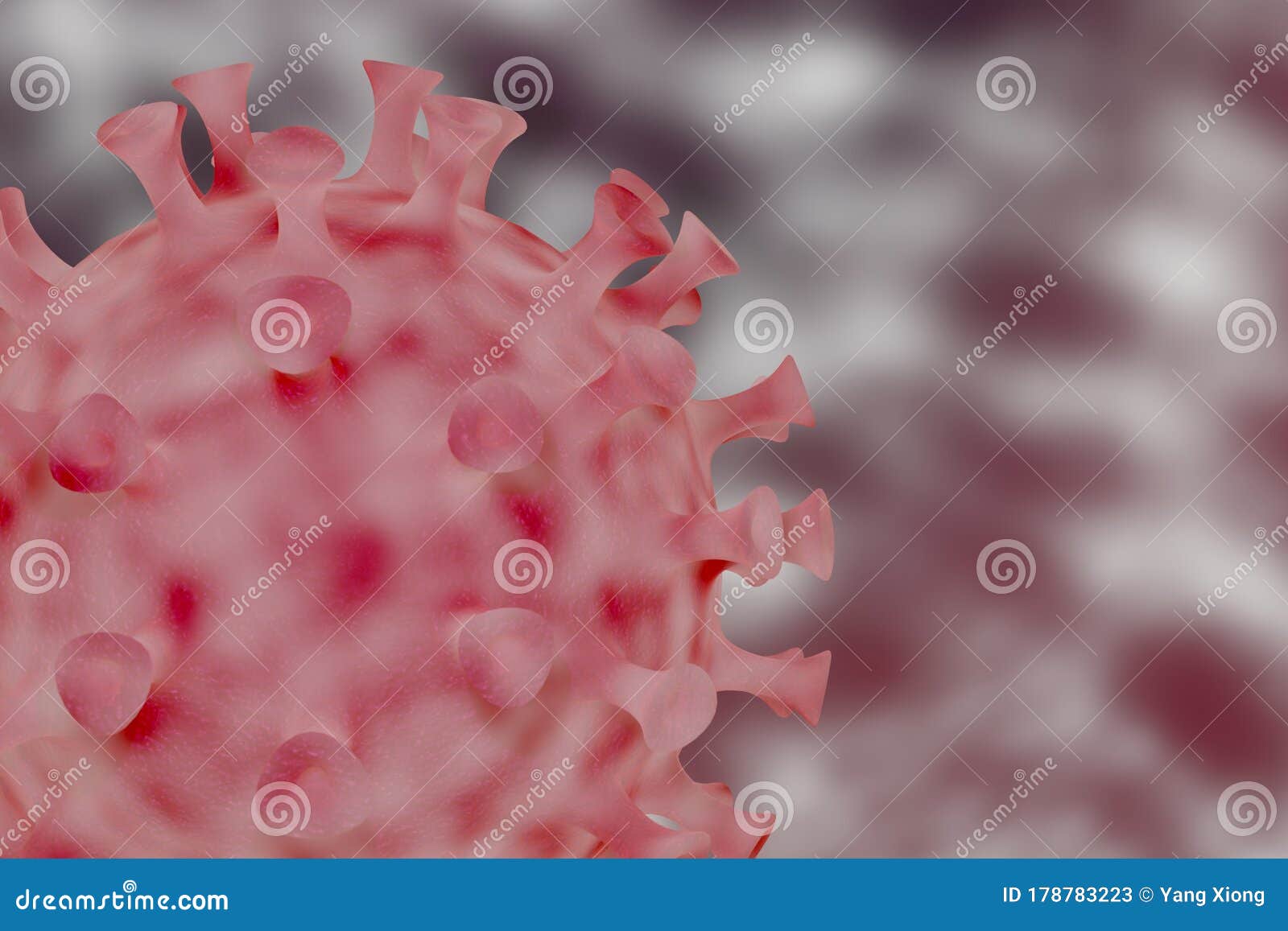 Disease Viruses Background, 3D Rendering Stock Illustration ...