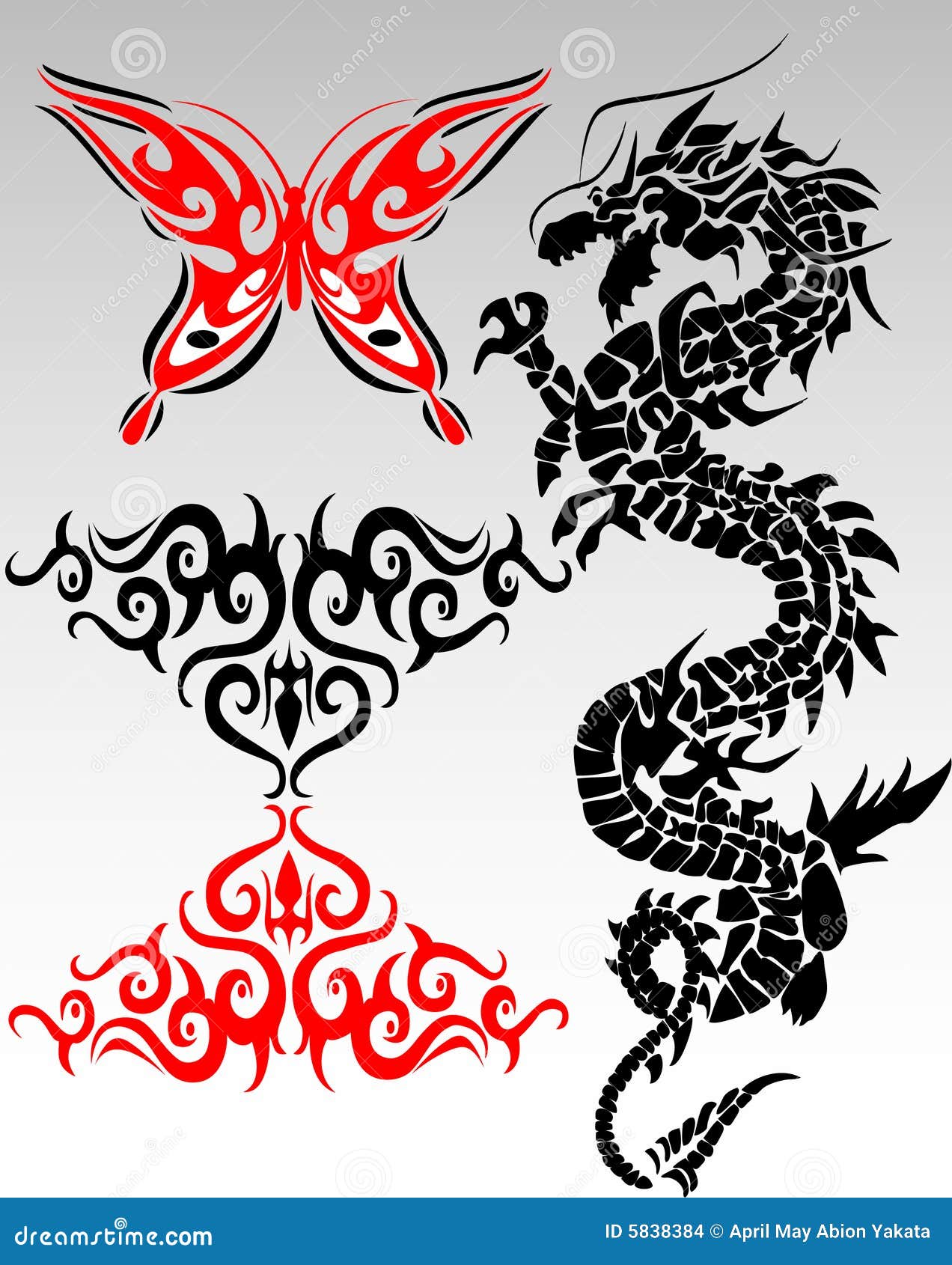 Disegni tribali illustrazione vettoriale. Illustrazione di ...