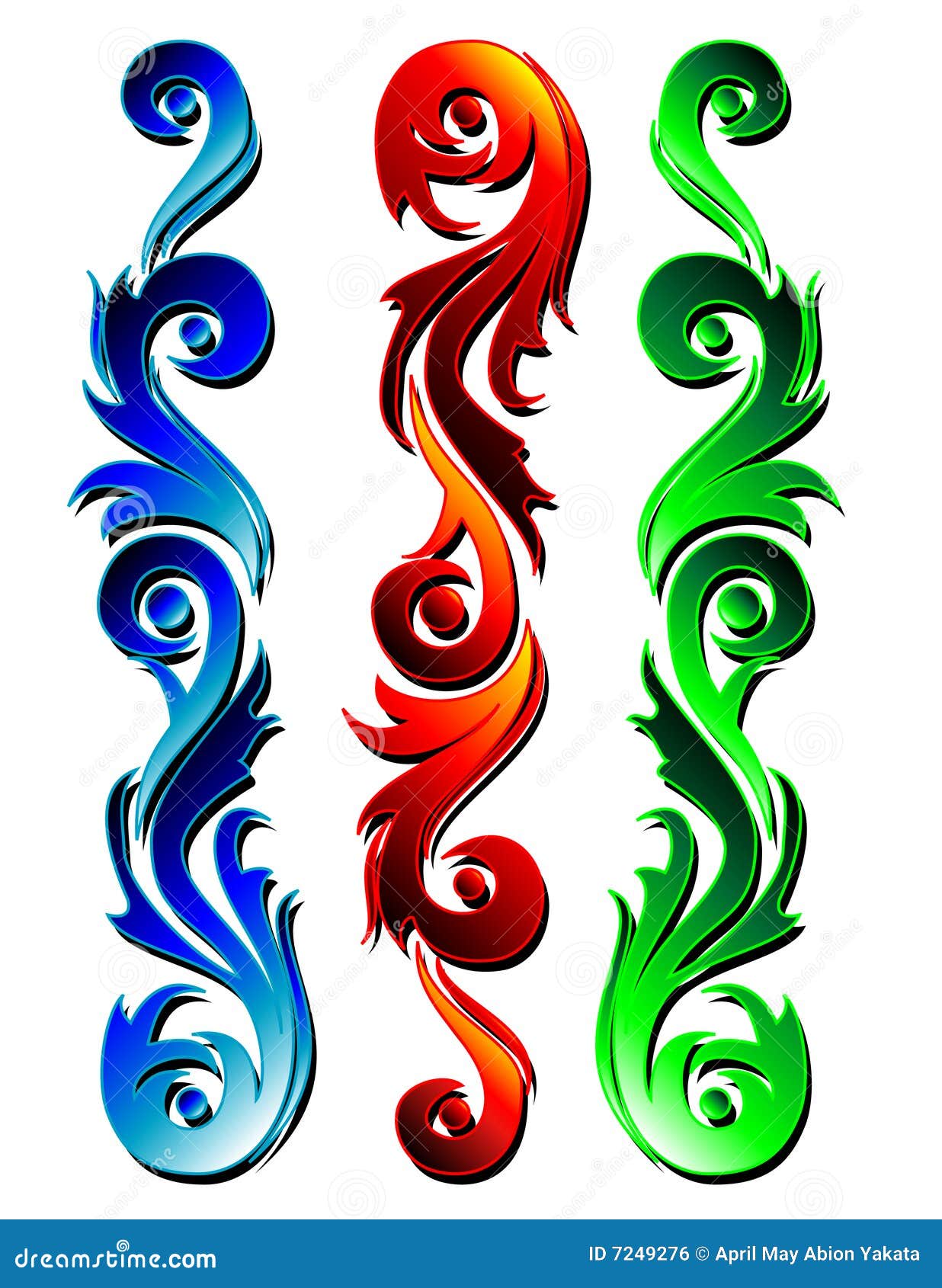 Disegni tribali illustrazione di stock. Illustrazione di magia - 7249276