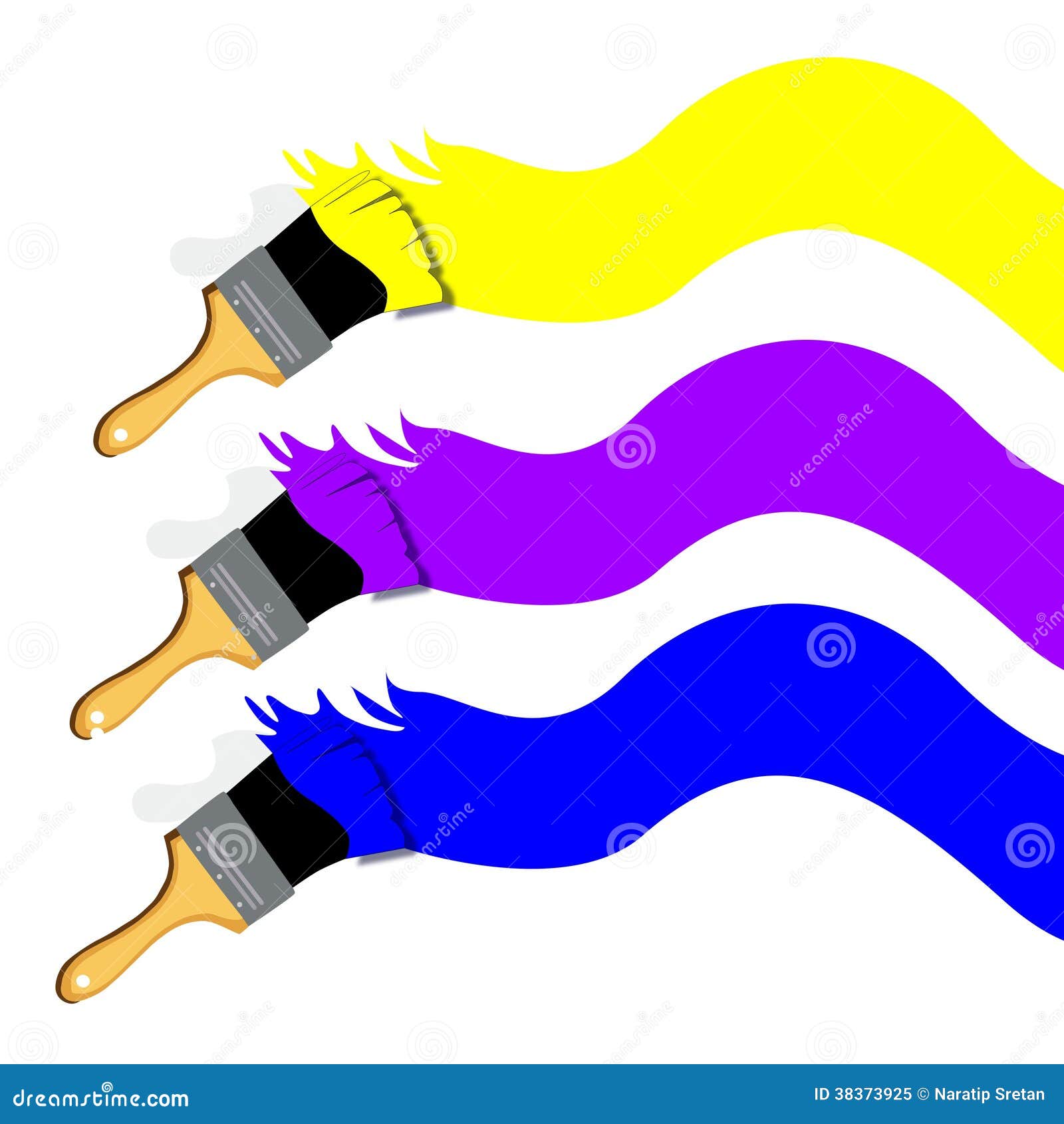 Disegno del pennello illustrazione di stock. Illustrazione di creativo ...