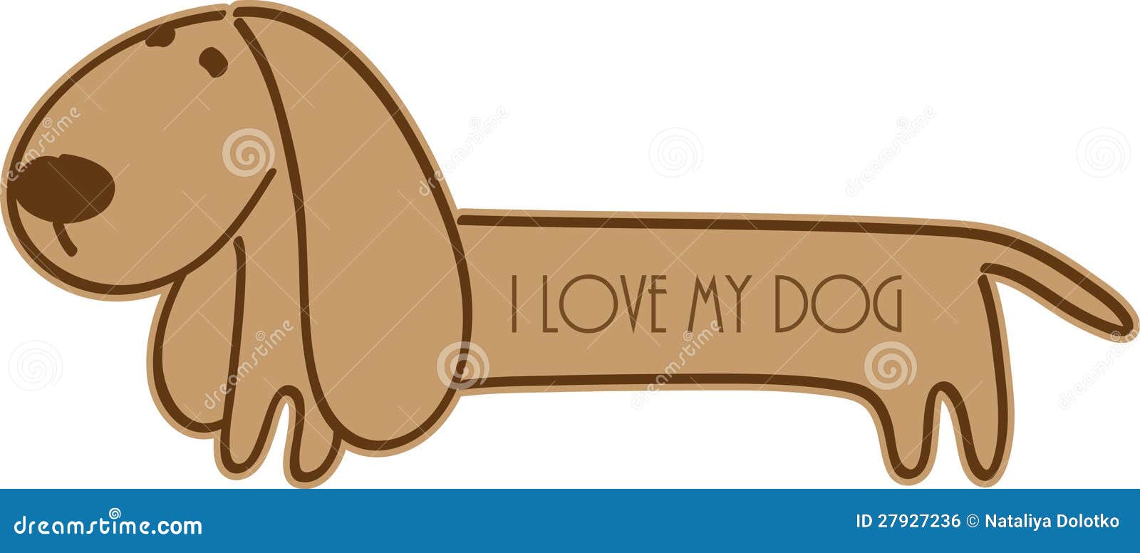 Disegno del segno del cane illustrazione vettoriale. Illustrazione di ...