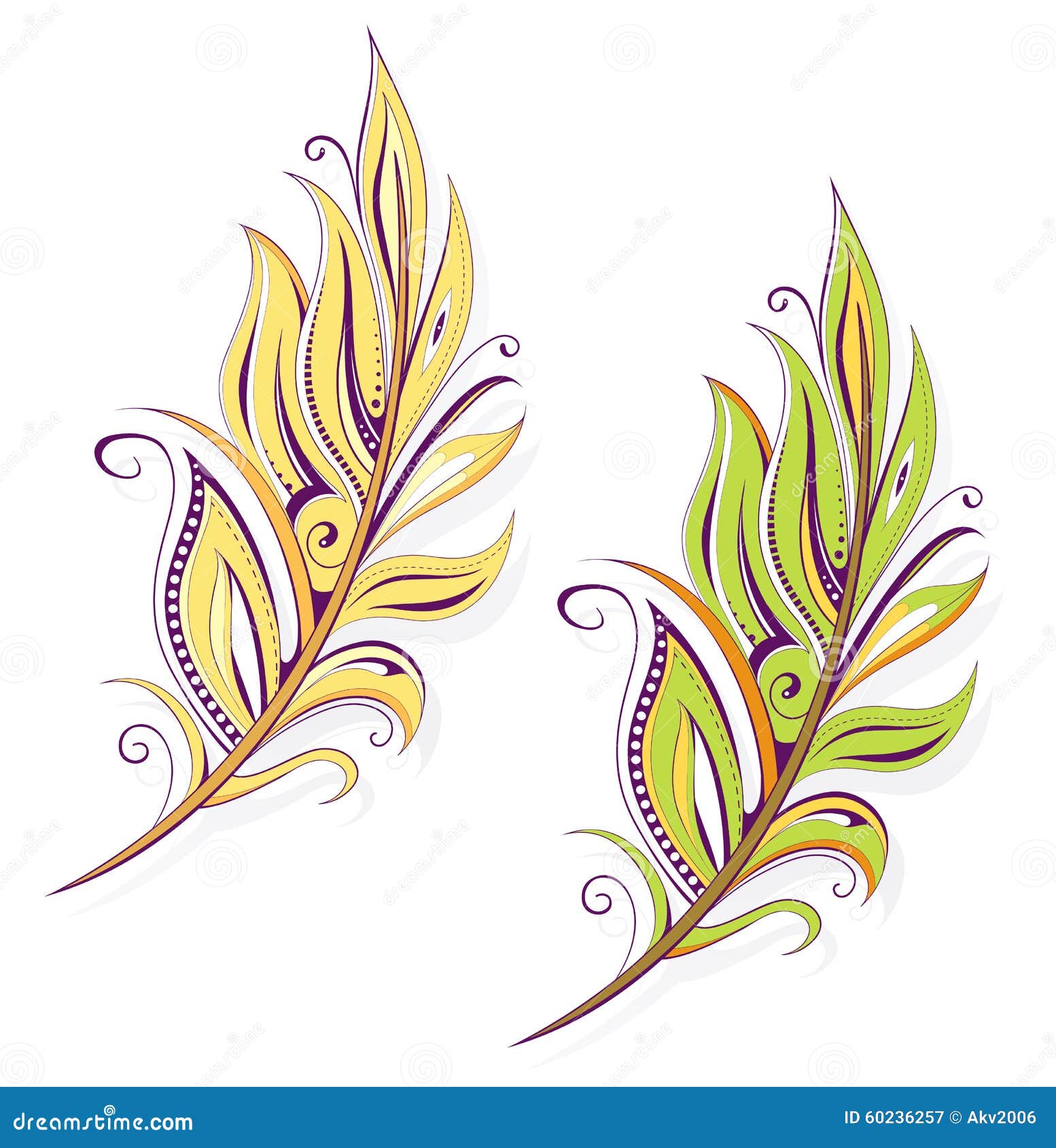 Disegno della piuma illustrazione vettoriale. Illustrazione di ...