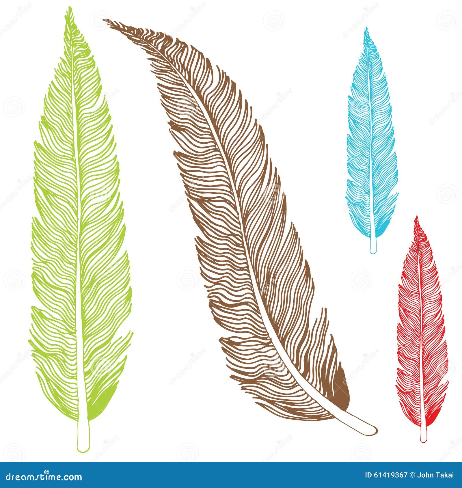 Disegno della piuma illustrazione vettoriale. Illustrazione di disegno ...