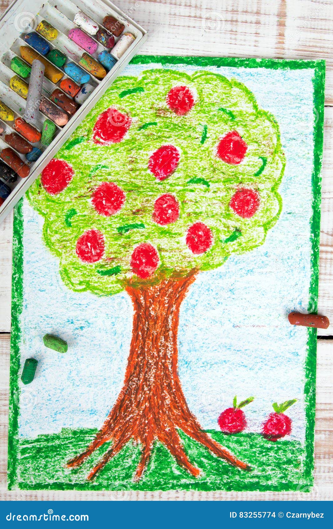 Disegno: di melo illustrazione di stock. Illustrazione di colorato ...