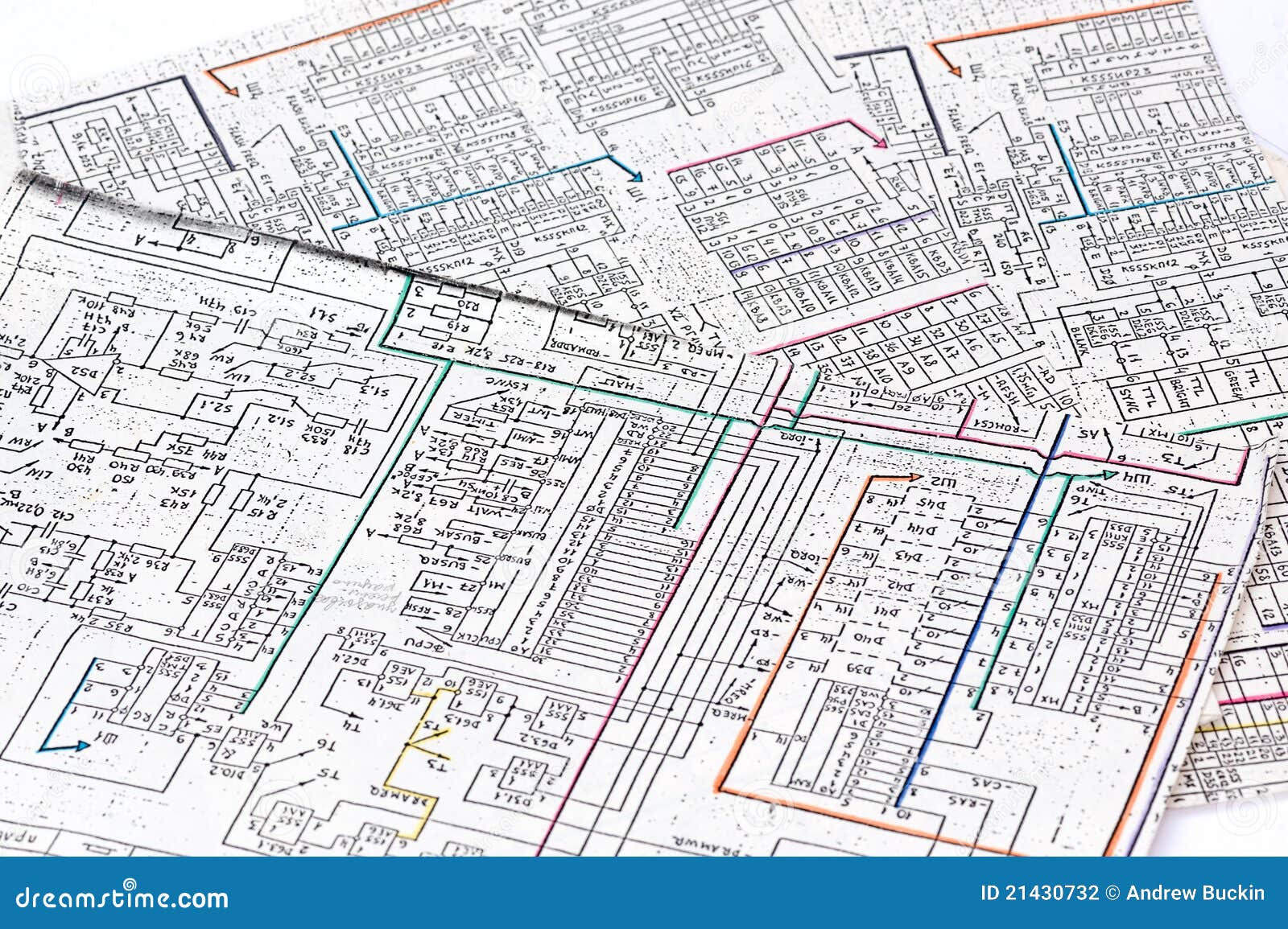 Disegno Schematico Di Elettronica Fotografia Stock - Immagine di ...