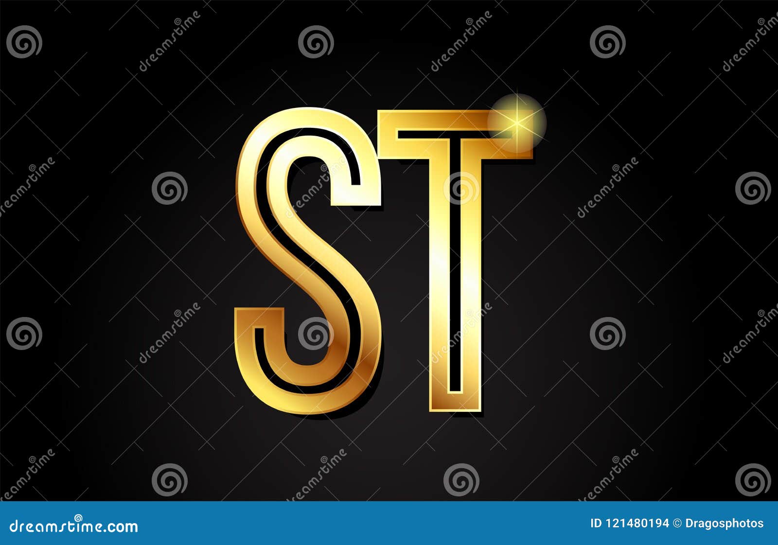 Diseño Del Icono De La Combinación Del Logotipo Del St S T De La Letra ... Diseño Del Icono De La Combinación Del Logotipo Del St S T De La Letra ...
