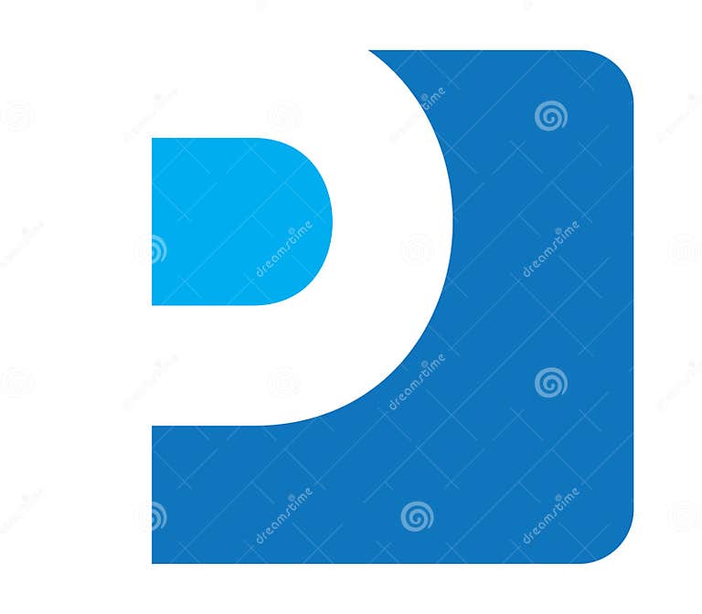 Diseño del icono de P stock de ilustración. Ilustración de idea - 82254448