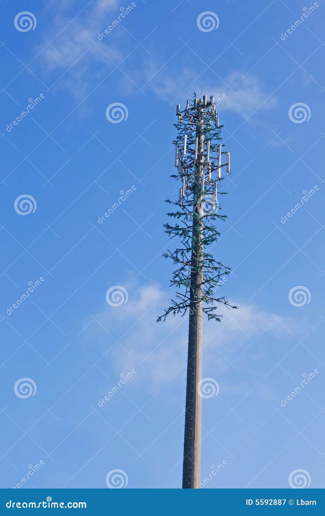 Disguised Mobile Phone Tower Stock Image - Image of business, disguised ...