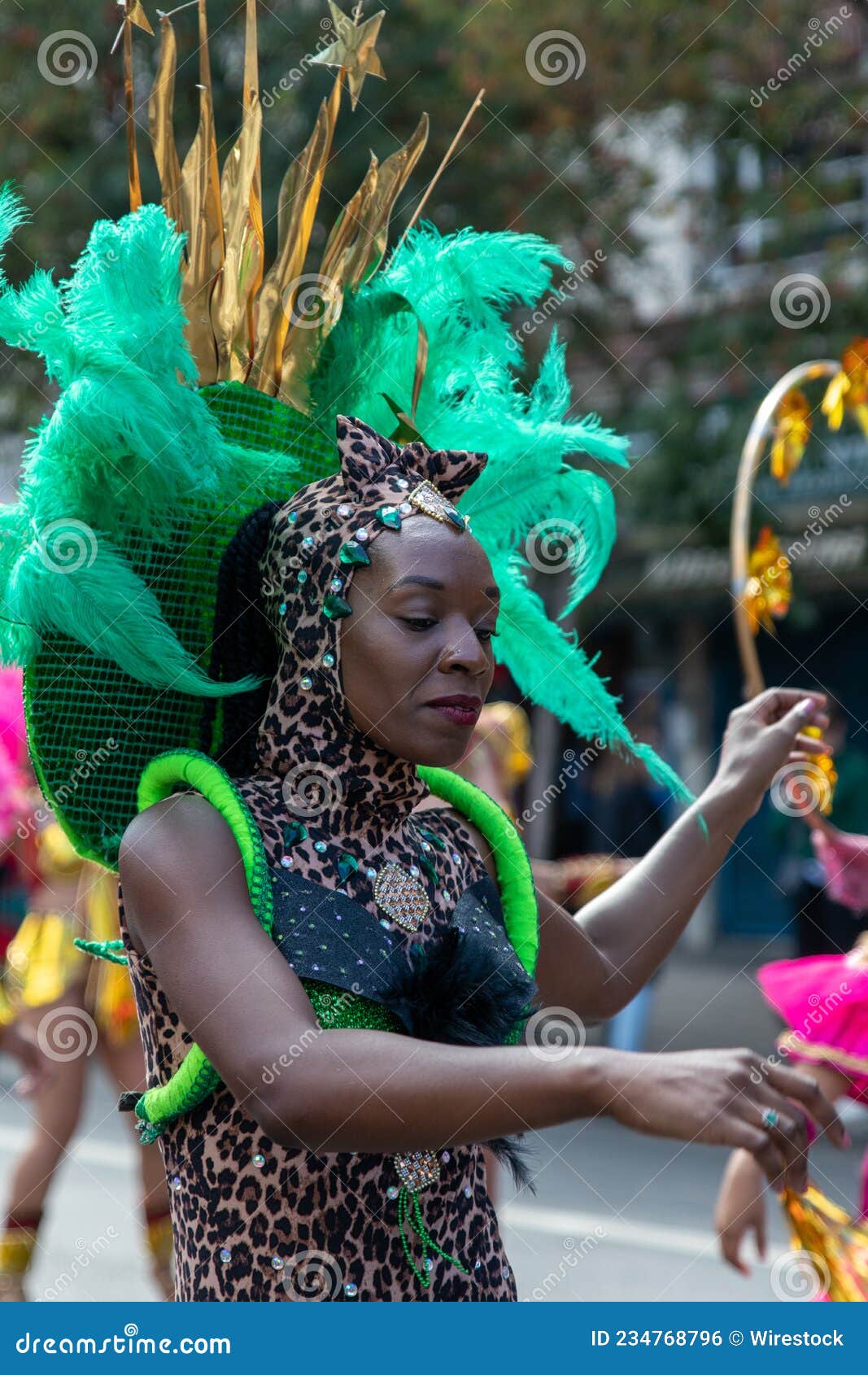 Disguised People at the Hackney Carnival in London, UK Editorial Photo ...