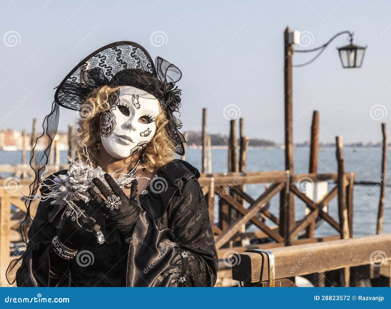 Disguised Woman editorial photography. Image of decoration - 28823572