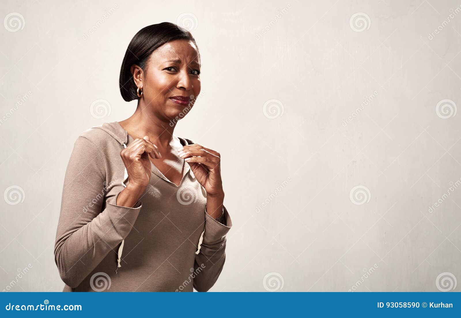 Disgust stock photo. Image of feeling, gesture, ethnicity - 93058590