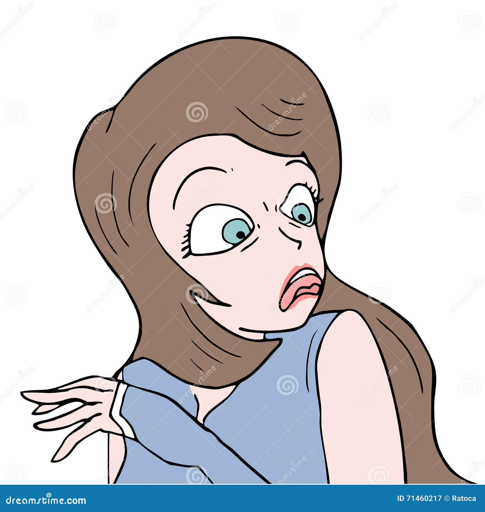 Disgust expression stock vector. Illustration of expression - 71460217