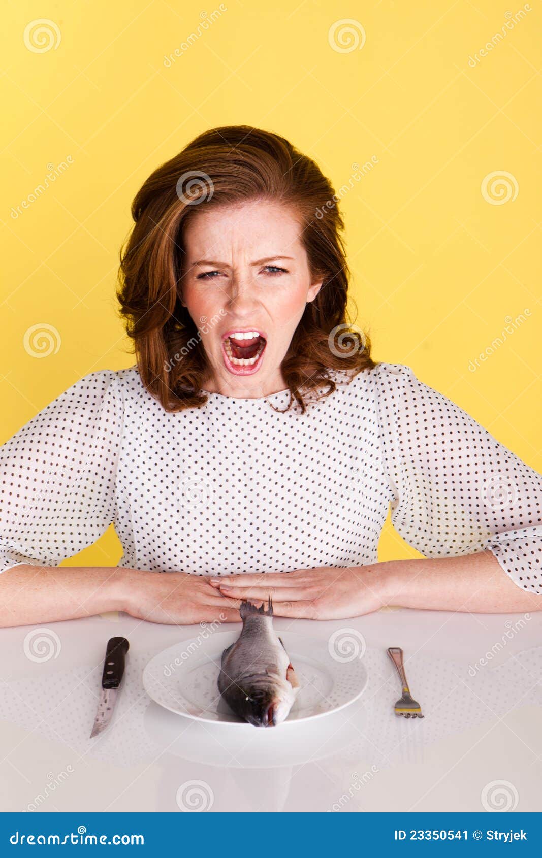 Disgusted Angry Woman stock image. Image of anger, seated - 23350541