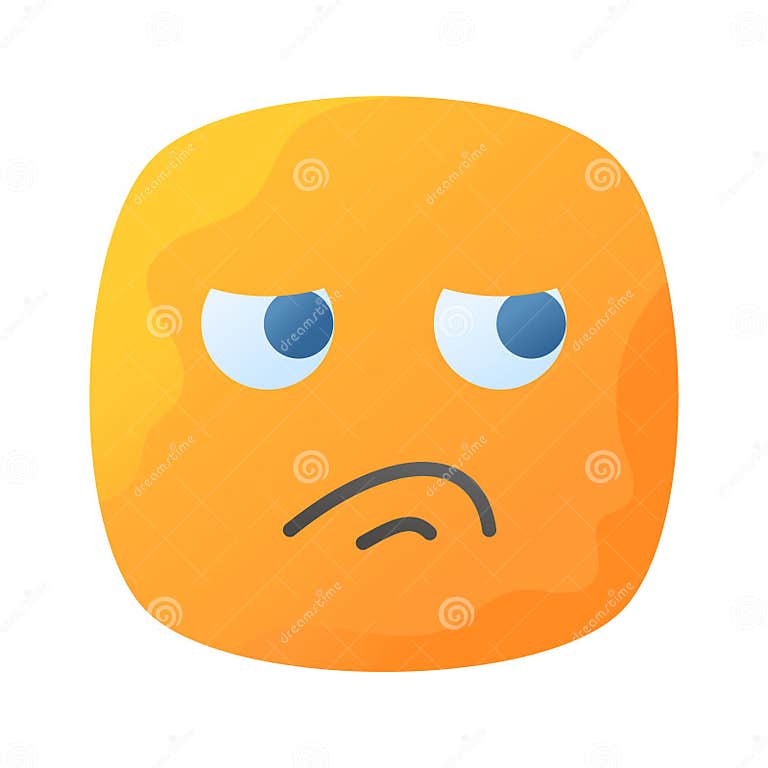 Disgusted Emoji Vector Design, Customizable Unique Vector Stock Vector ...