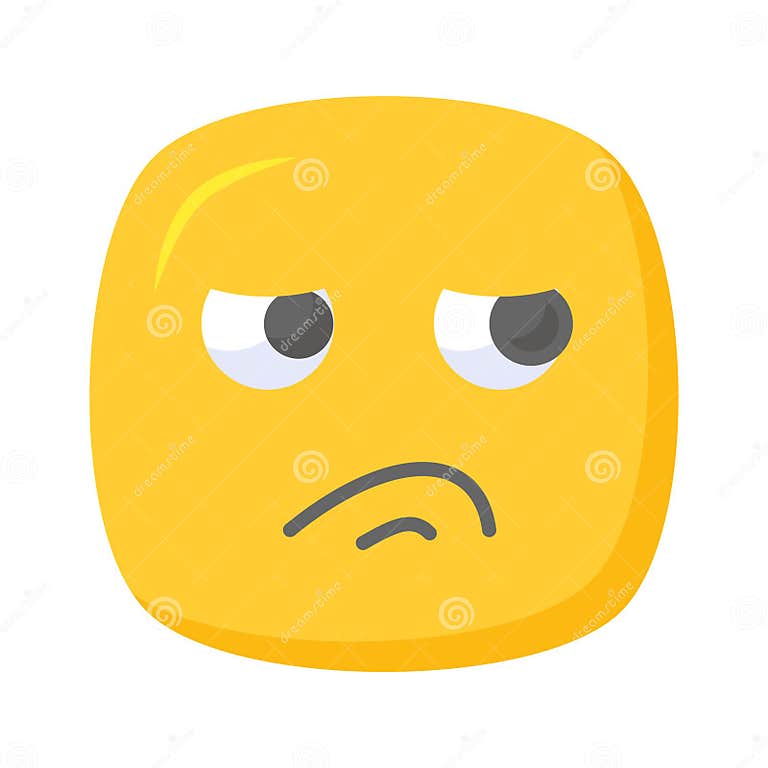 Disgusted Emoji Vector Design, Customizable Unique Vector Stock Vector ...