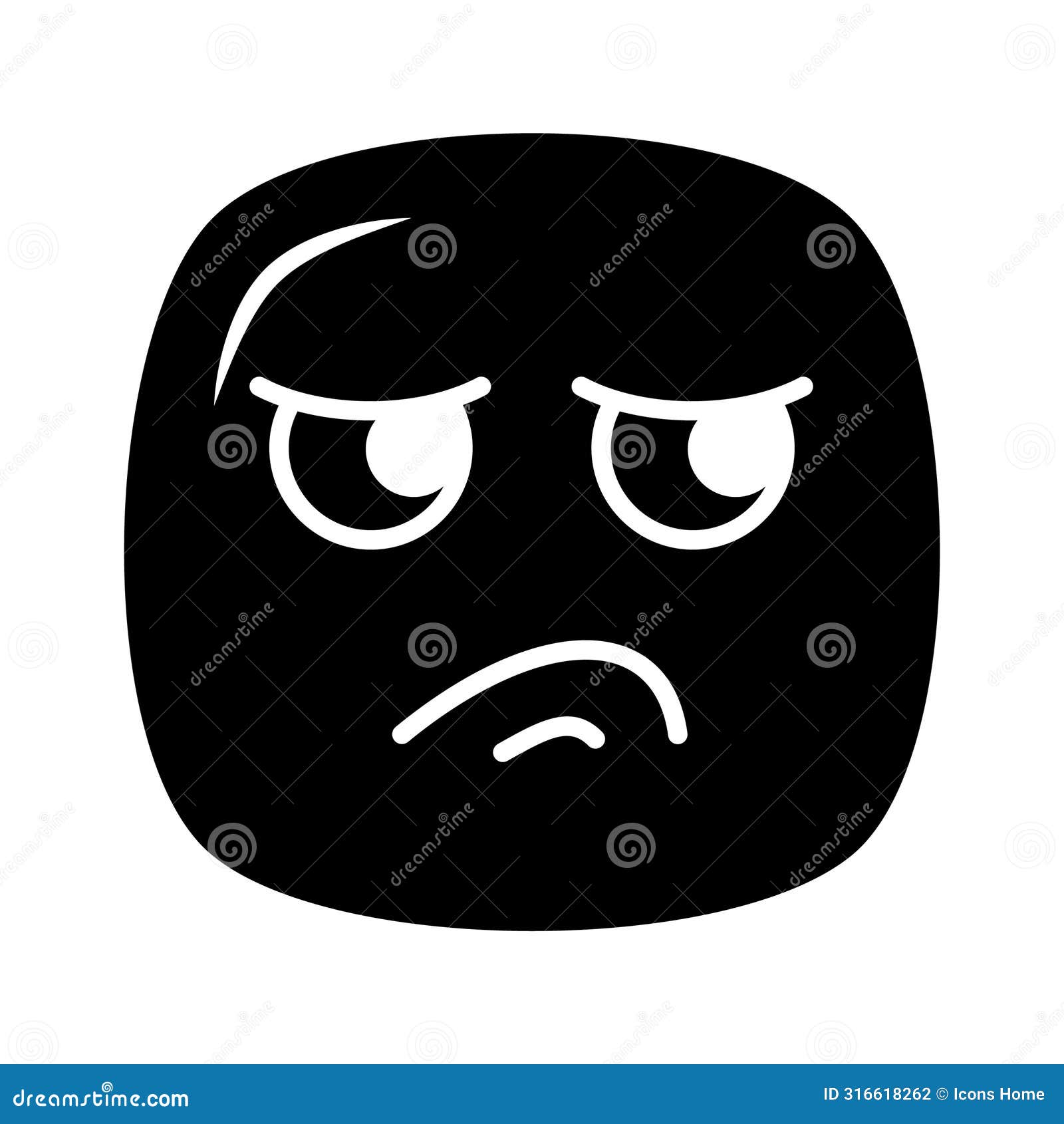 Disgusted Emoji Vector Design, Customizable Unique Vector Stock Vector ...