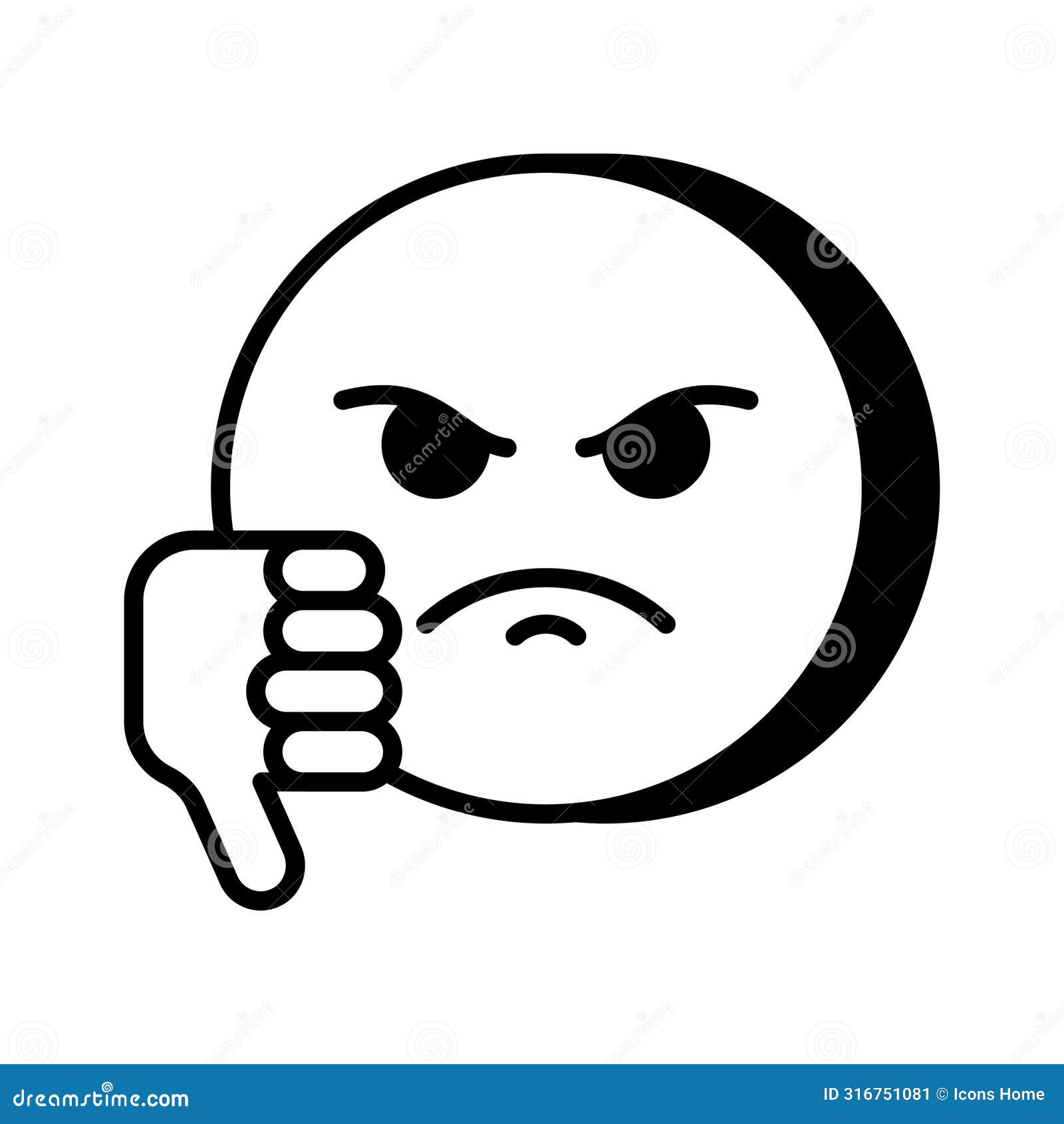 Disgusted Emoji Vector Design, Customizable Unique Vector Stock Vector ...