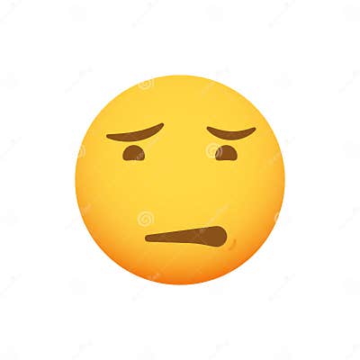 Disgusted Emoticon. Vector Emoji Smiley Icon Stock Vector ...