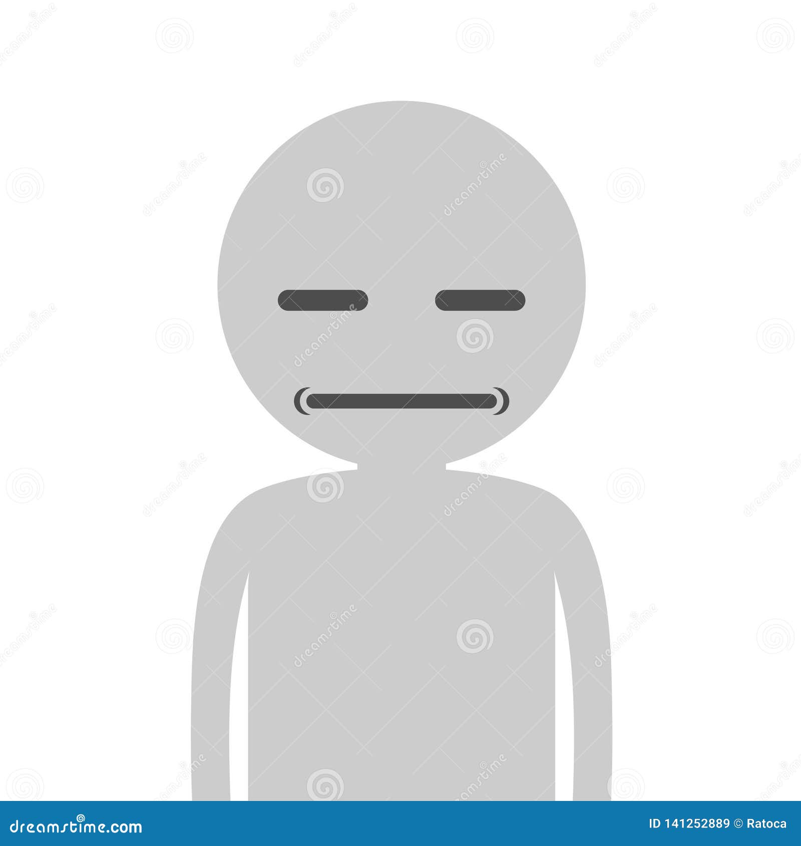 Disgusted Face Design Cartoon Vector | CartoonDealer.com #99977945