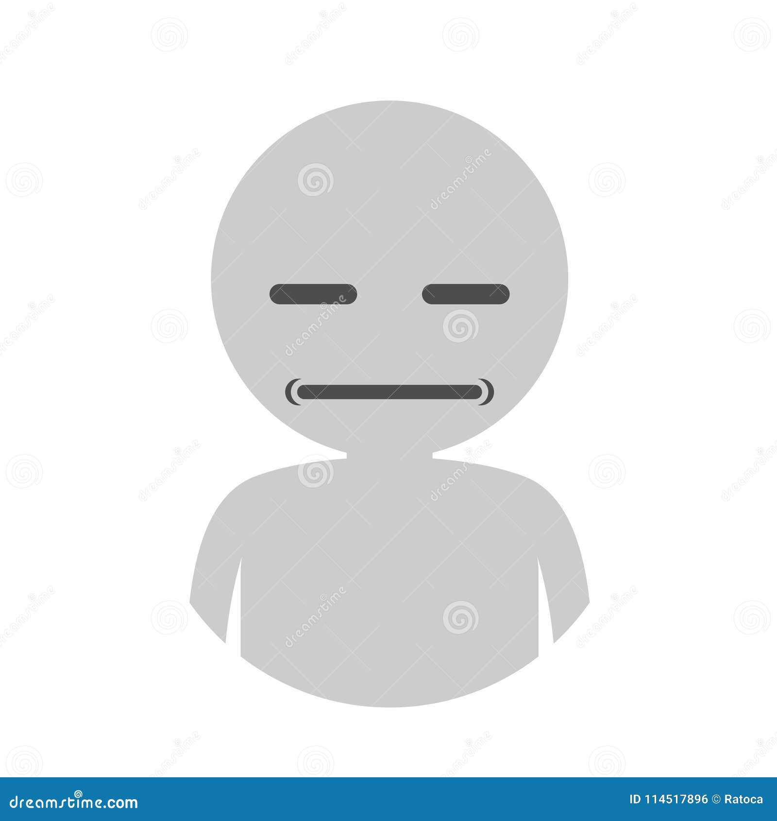 Disgusted Face Design Vector Illustration | CartoonDealer.com #114517896