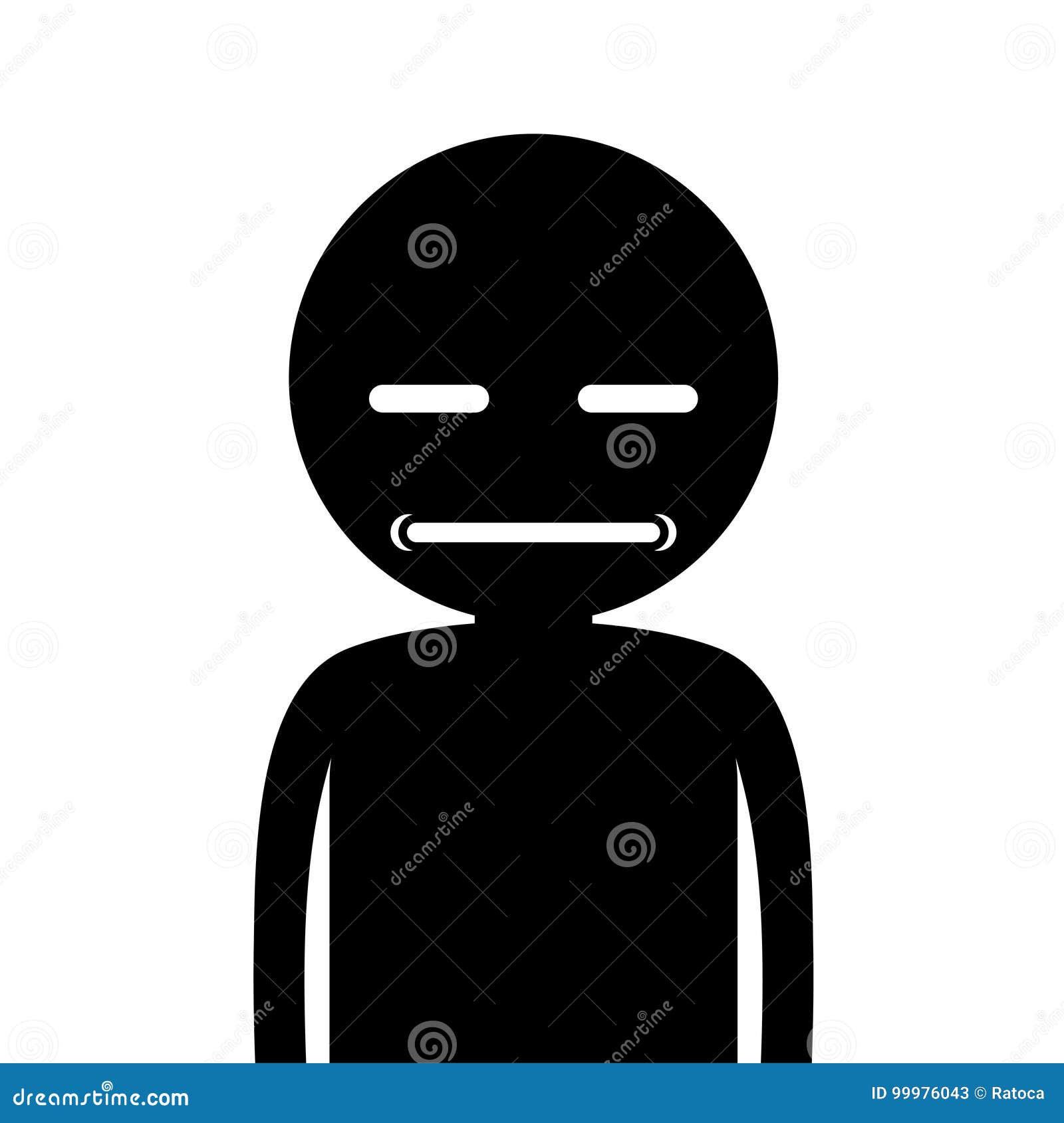 Disgusted Face Design Vector Illustration | CartoonDealer.com #114517896