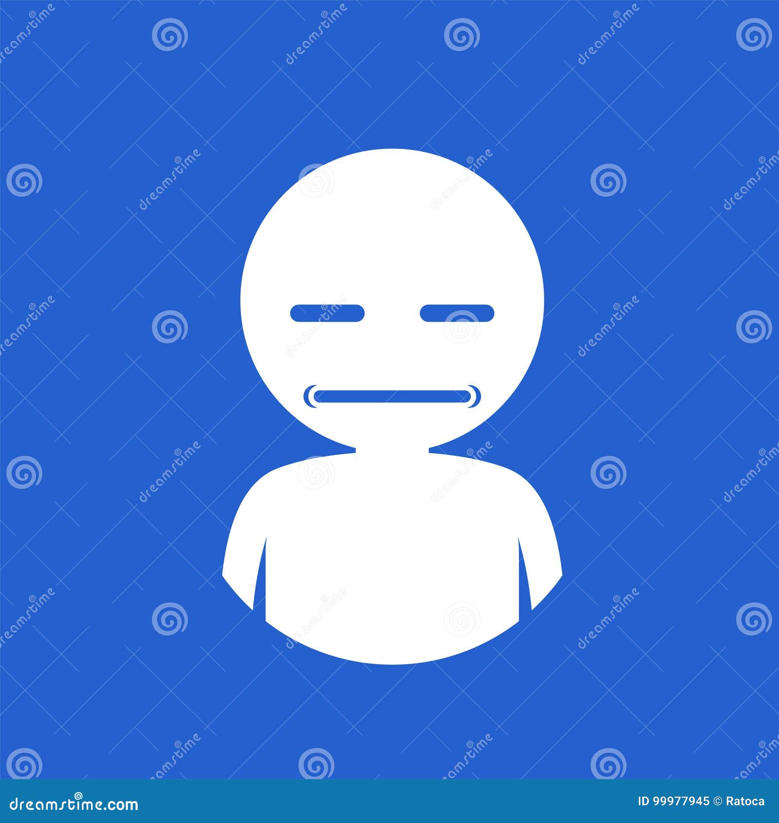 Disgusted Face Design Cartoon Vector | CartoonDealer.com #99977945