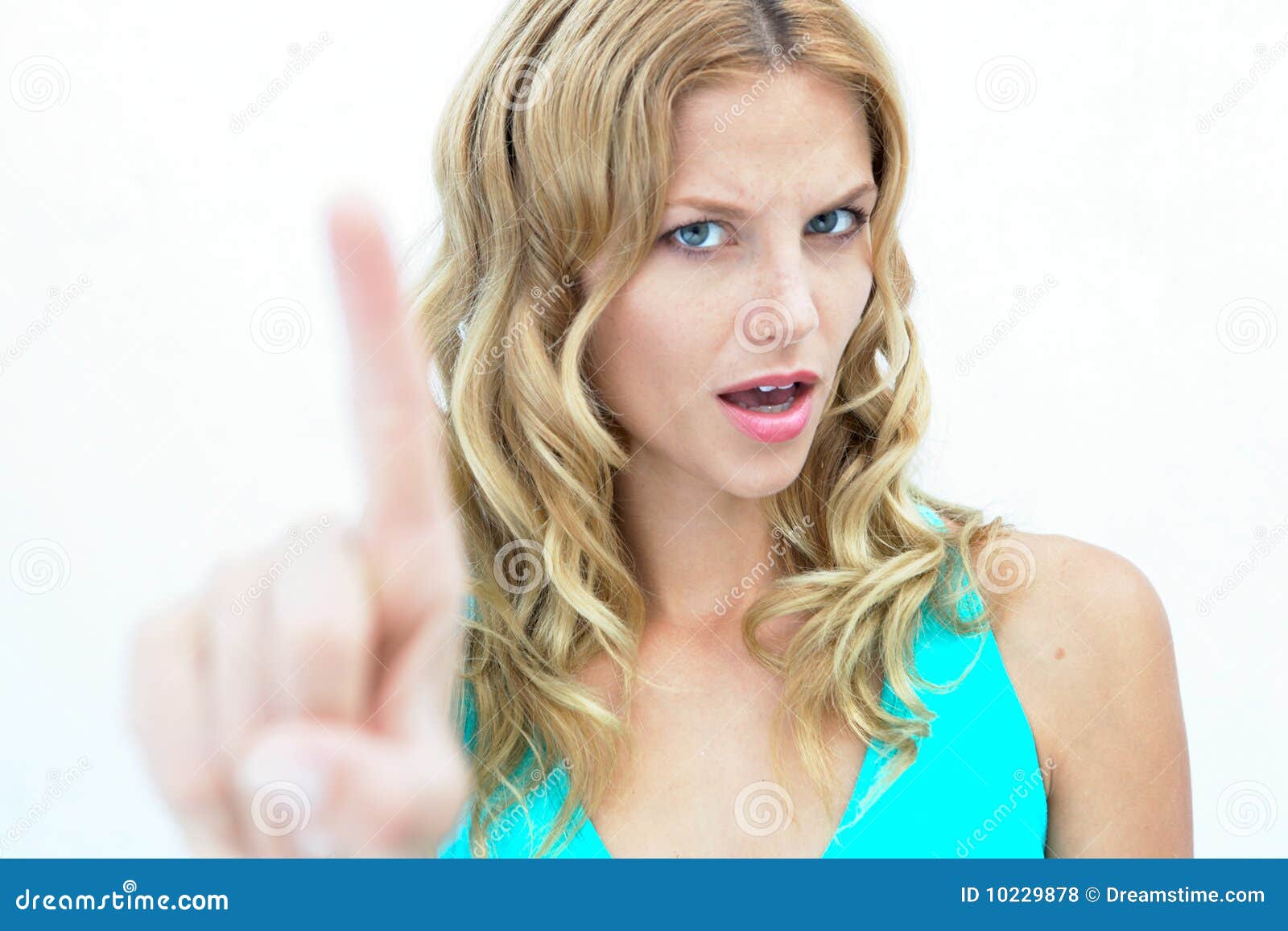 Disgusted girl stock photo. Image of girl, closeup, copy - 10229878