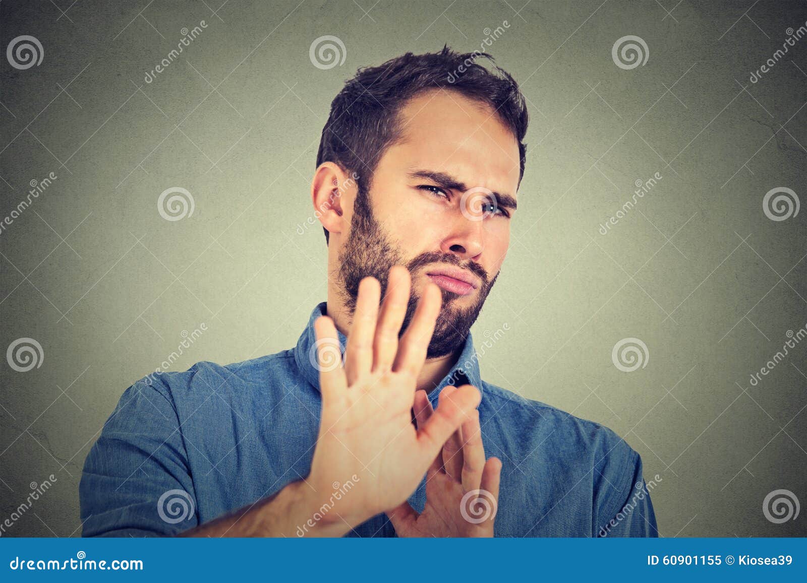 Disgusted man stock image. Image of displeased, decline - 60901155