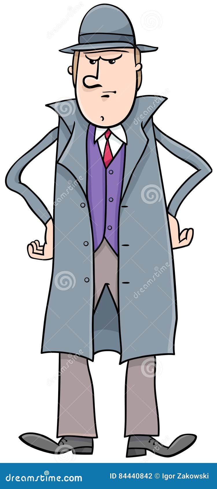 Disgusted Man Character Vector Illustration | CartoonDealer.com #84440842