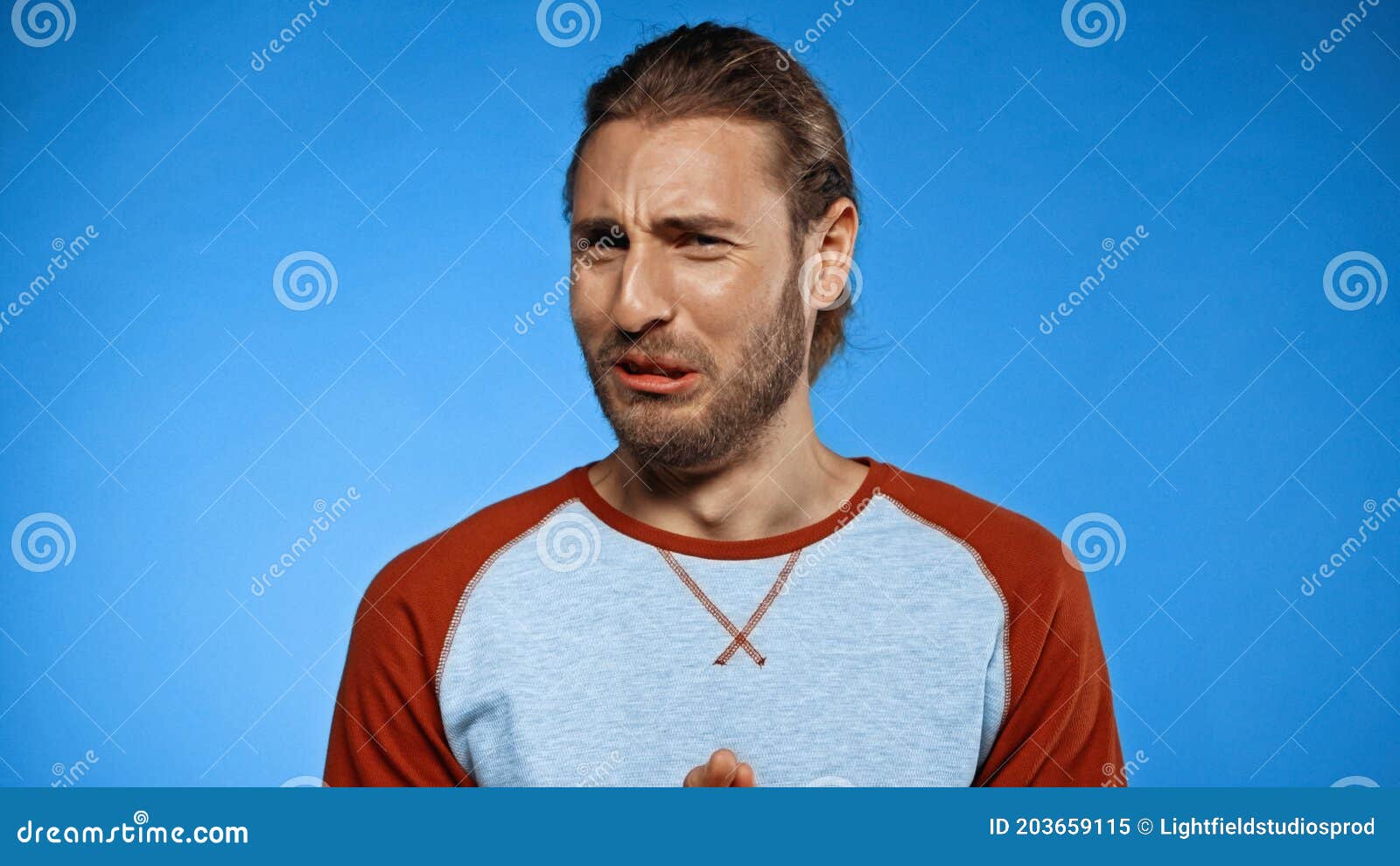 Disgusted Man Looking at Camera on Stock Image - Image of gross, face ...