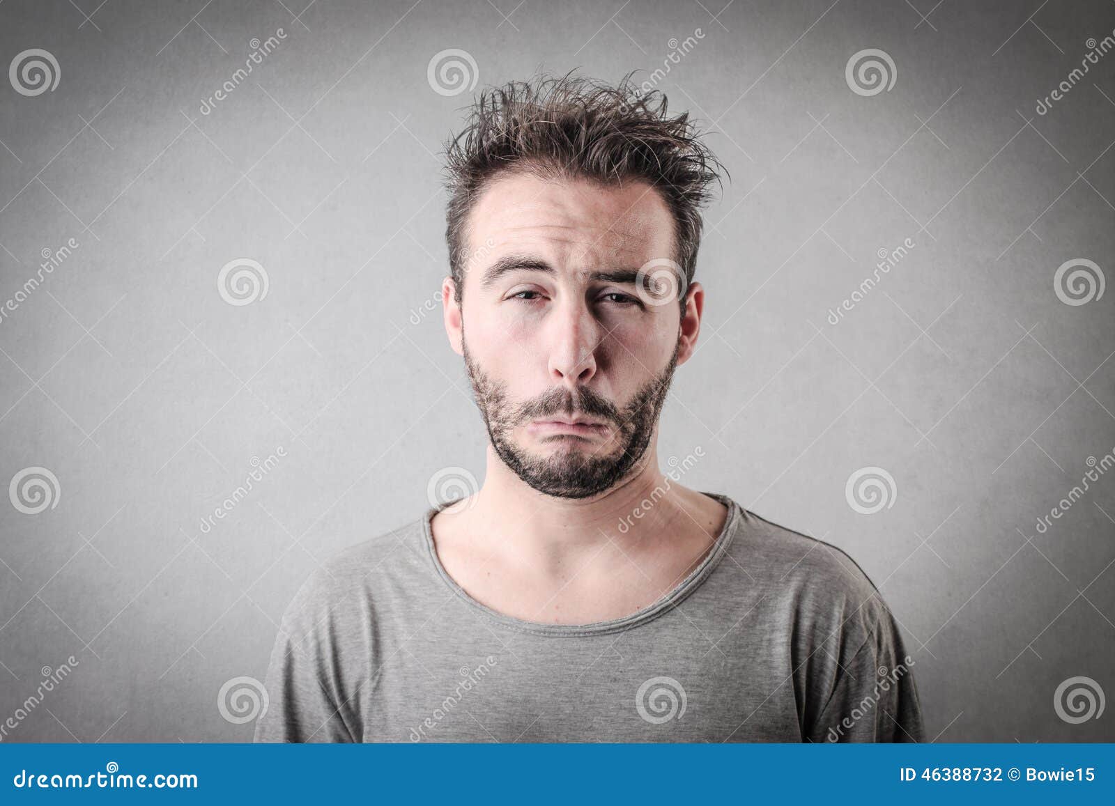 Disgusted man stock photo. Image of disgusted, portrait - 46388732
