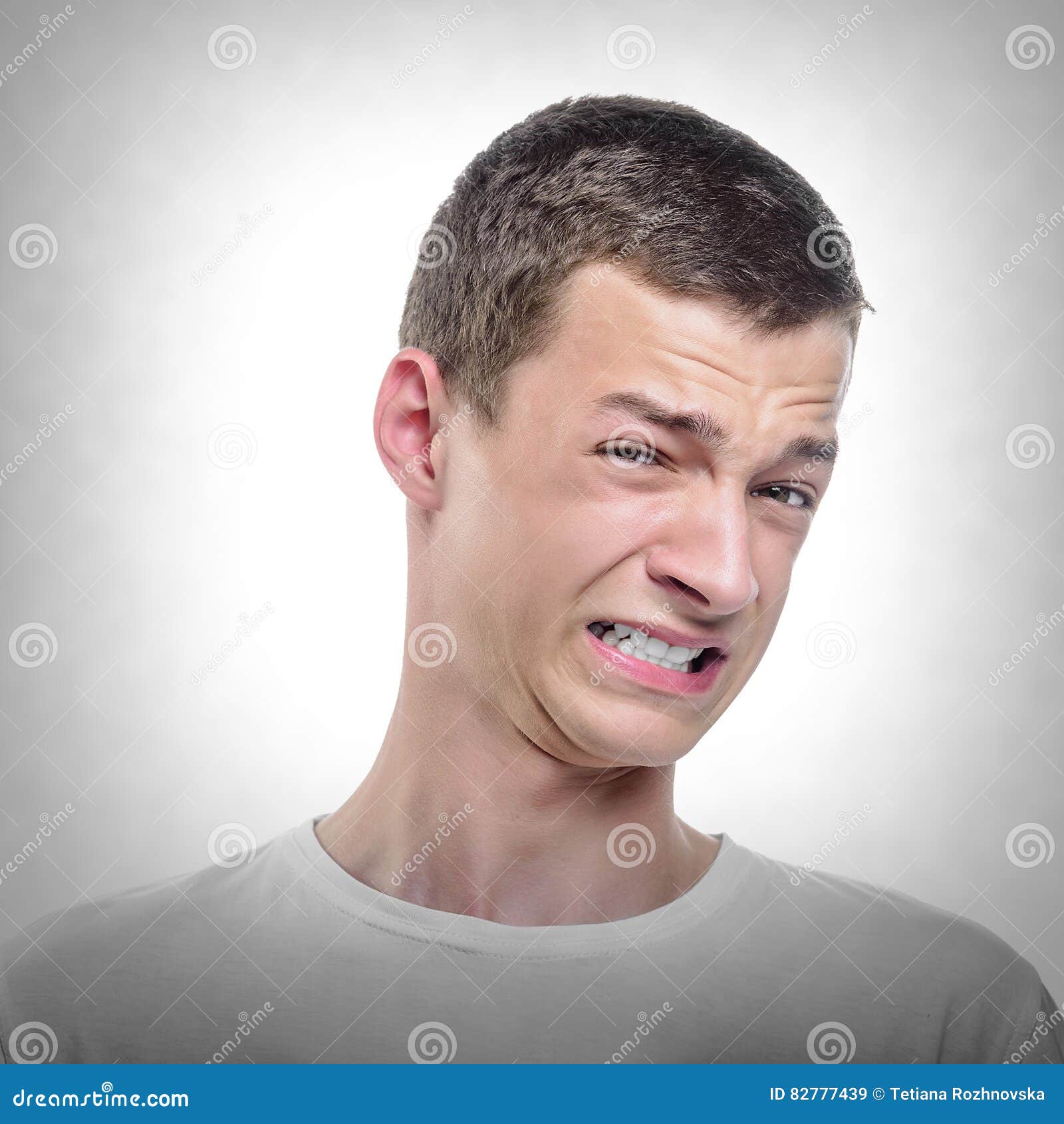 Disgusted man. stock image. Image of reject, caucasian - 82777439
