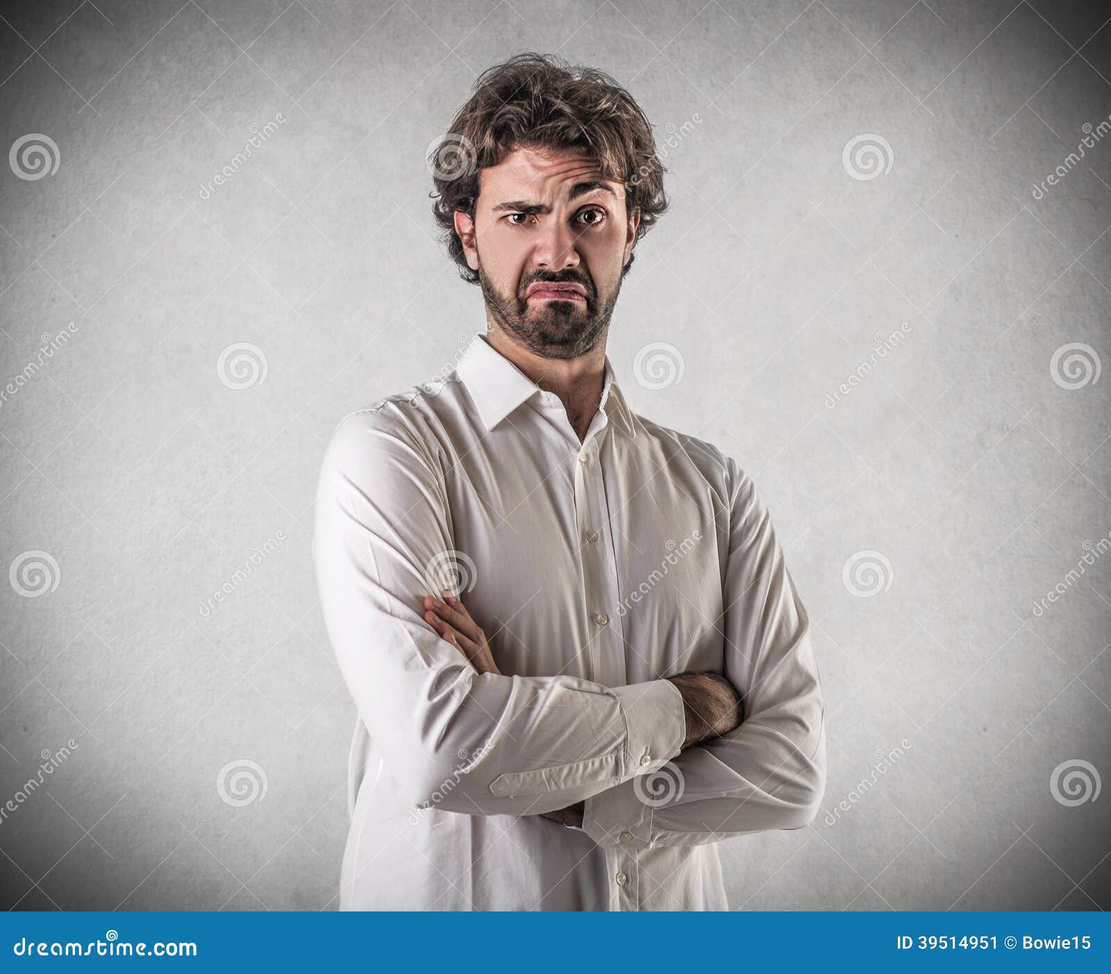 Disgusted man stock image. Image of discontent, dissatisfied - 39514951