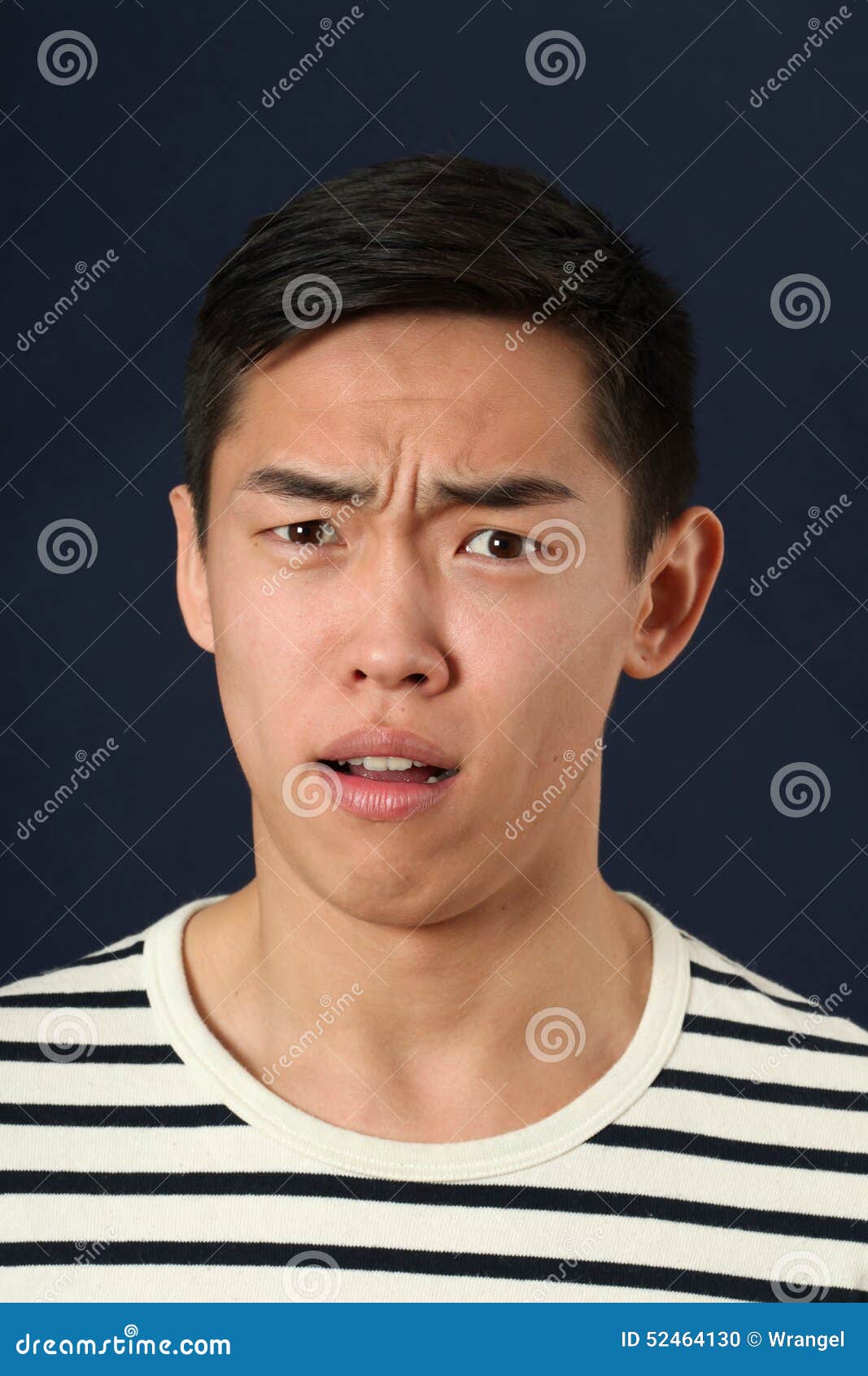 Disgusted young Asian man stock photo. Image of ethnicity - 52464130