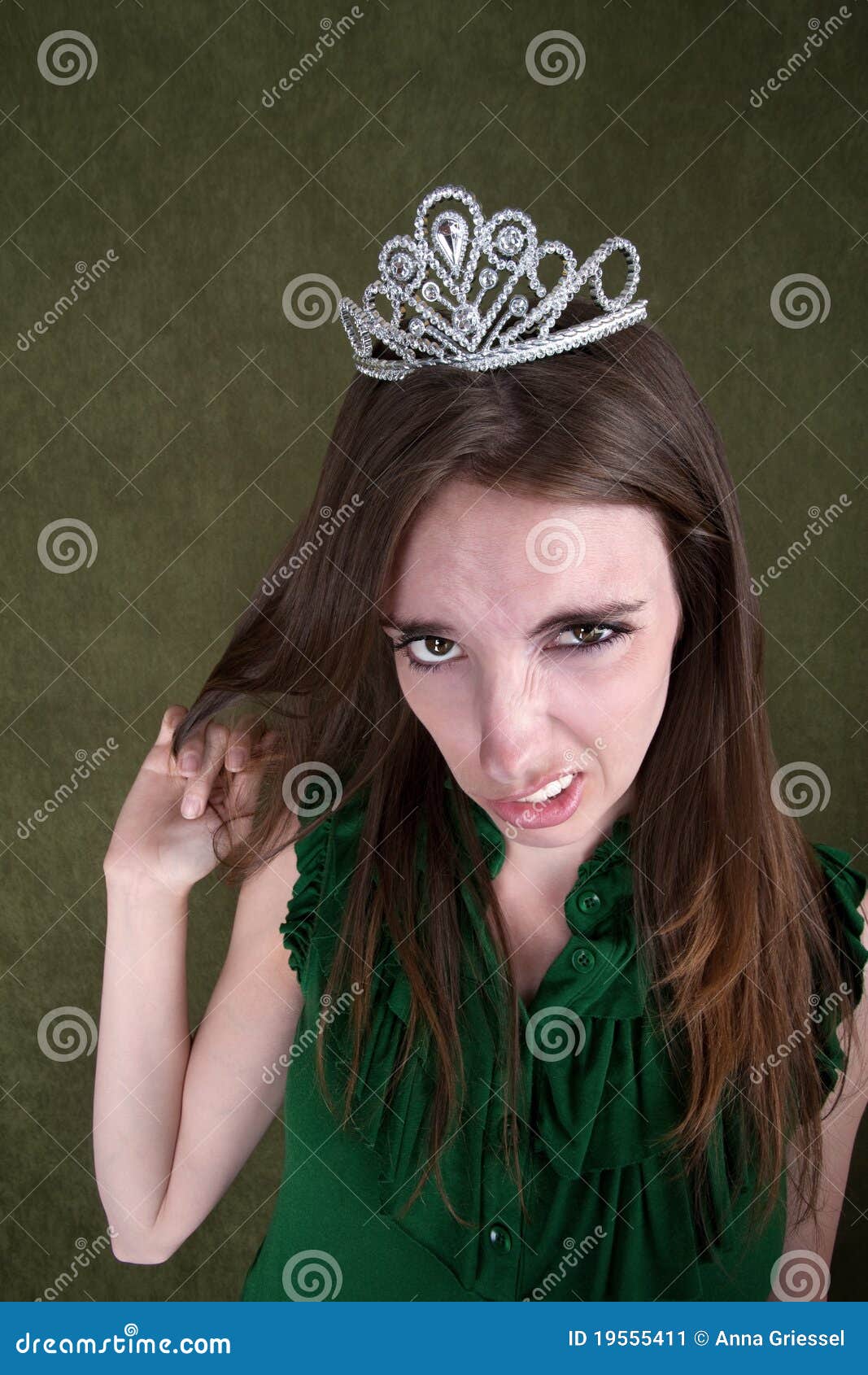 Disgusted Young Woman stock image. Image of cute, lady - 19555411