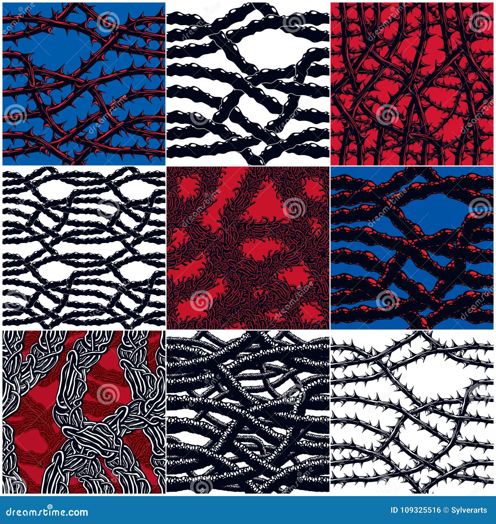 Disgusting Horror Seamless Tile Of Organic Intestine Guts Texture ...