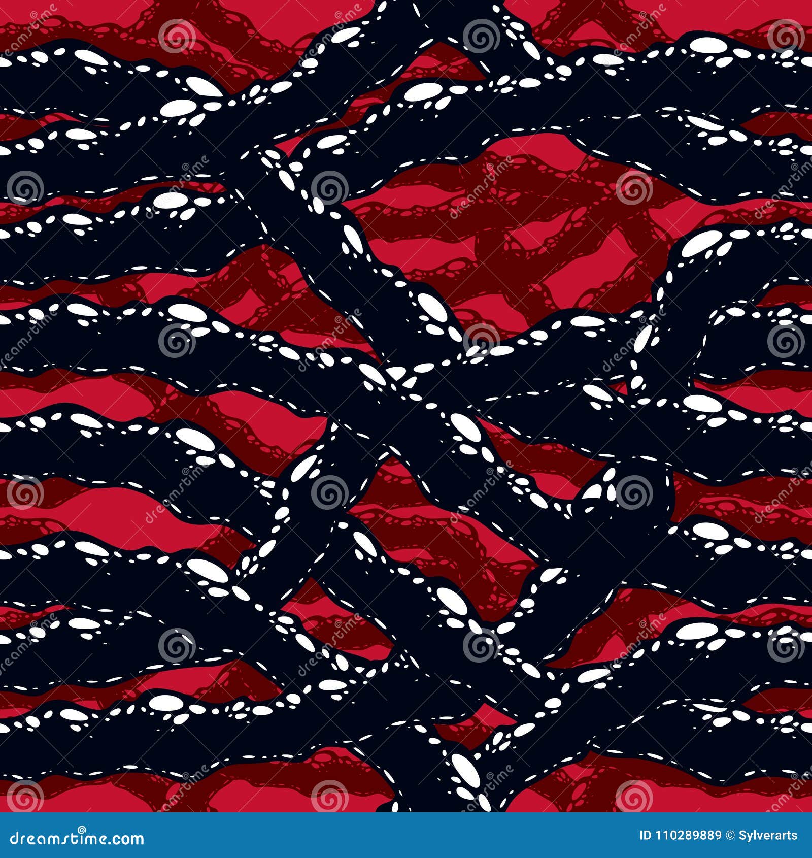 Disgusting Horror Seamless Tile Of Organic Intestine Guts Texture ...