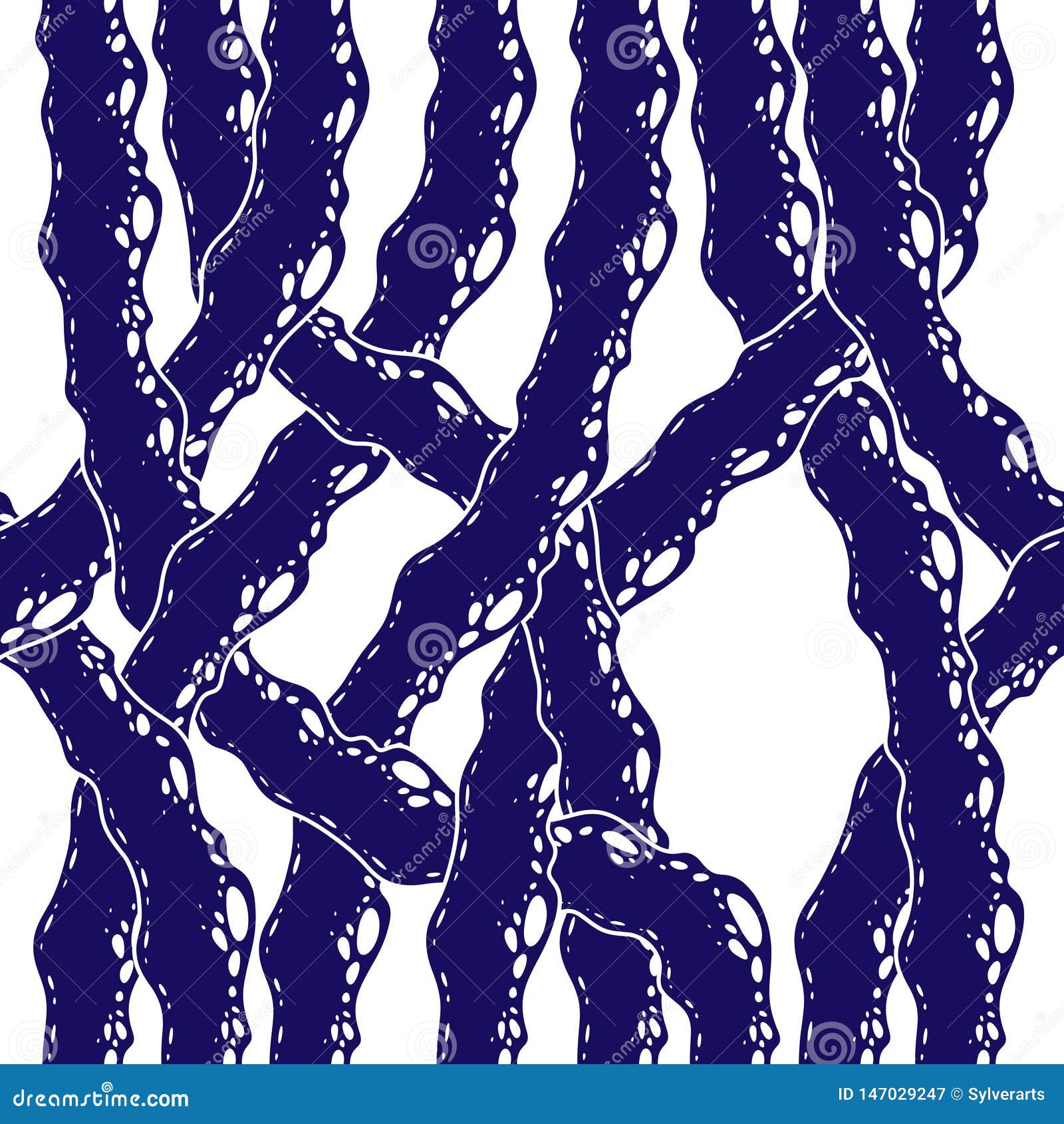 Disgusting Horror and Nightmare Seamless Pattern, Vector Background ...